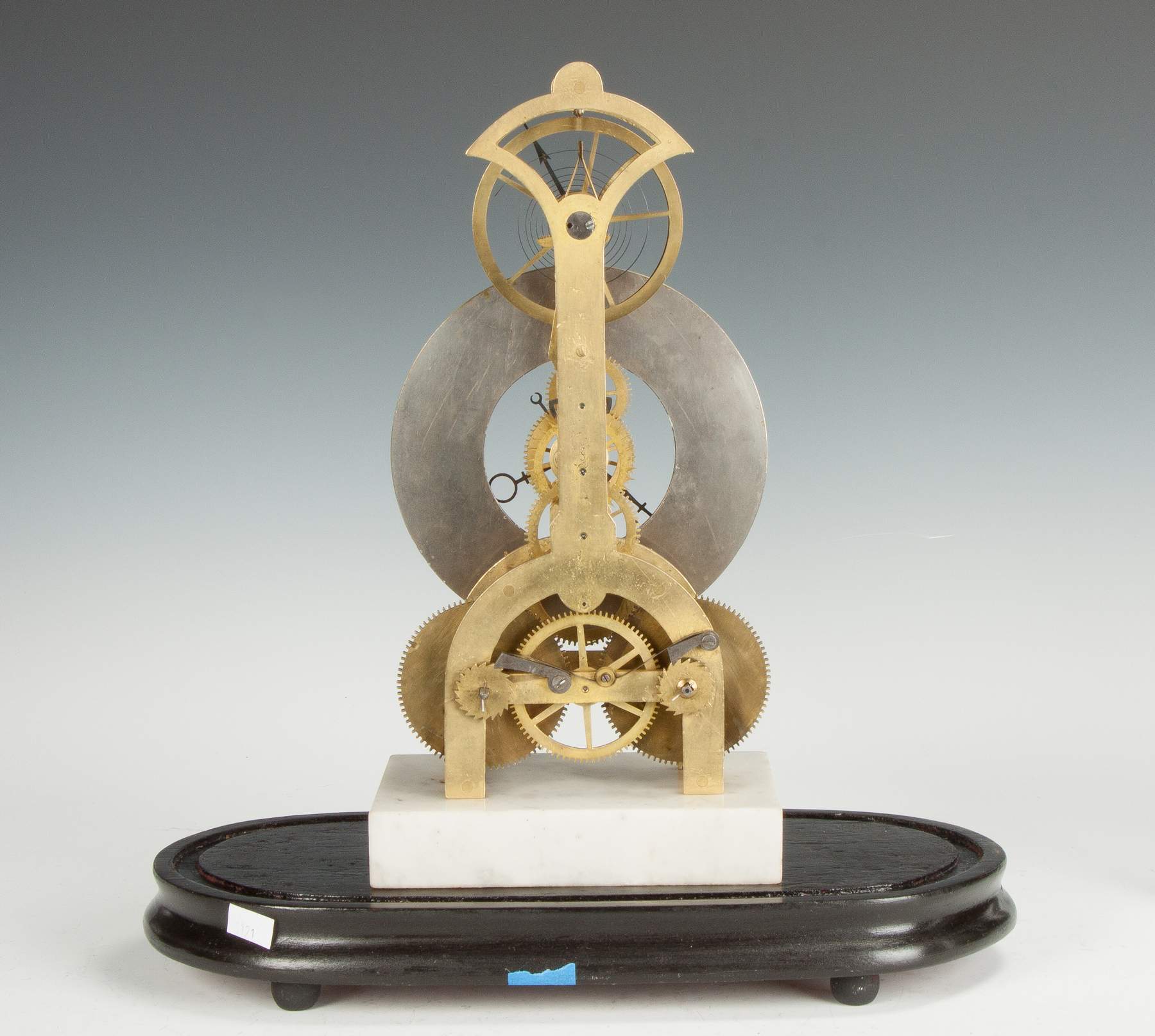 Rare S.B. Terry Balance Wheel Skeleton Clock | Cottone Auctions