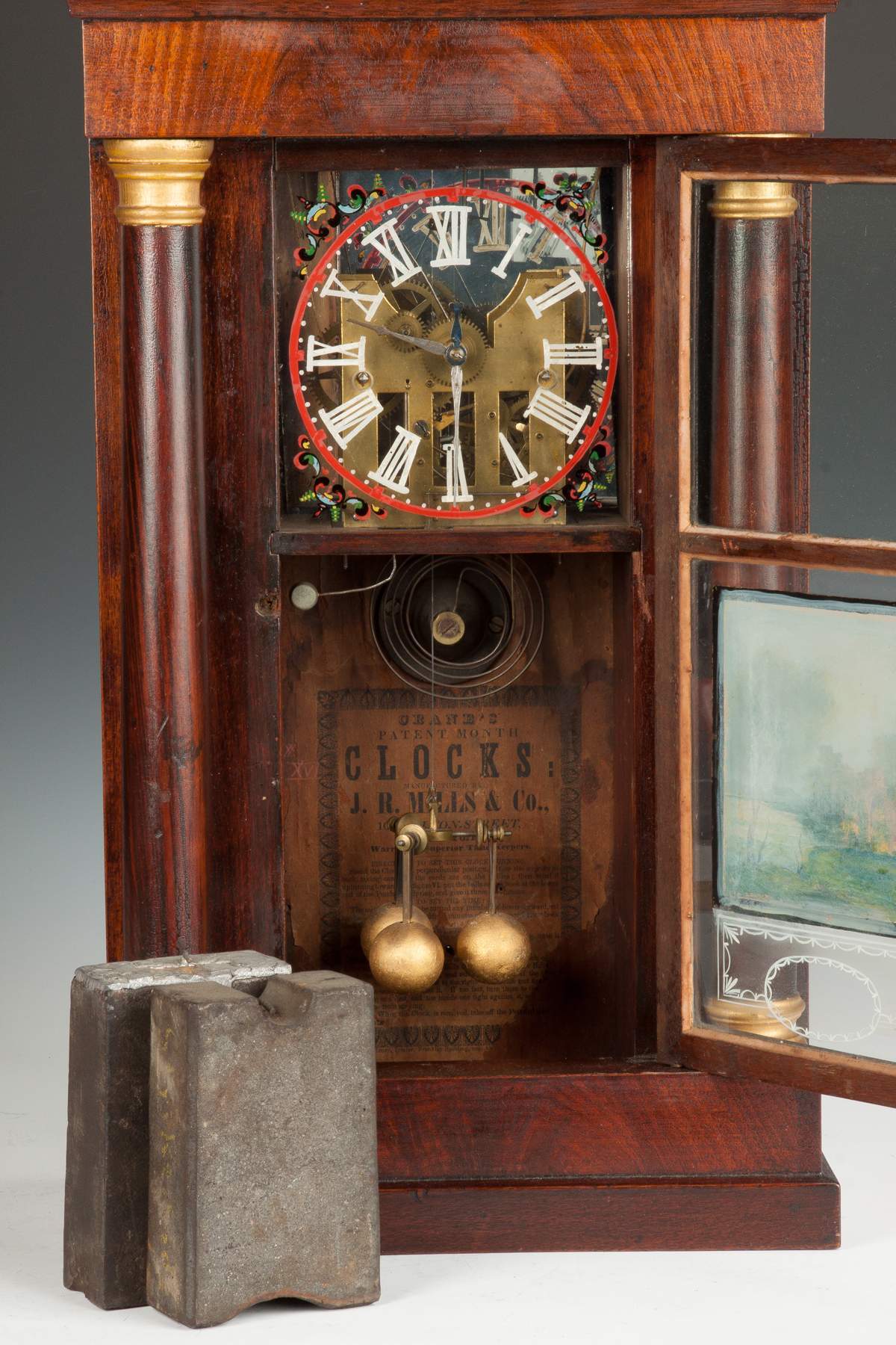 Crane's Patent Mfg. by J.R. Mills & Co., Rotary Ball Clock | Cottone ...