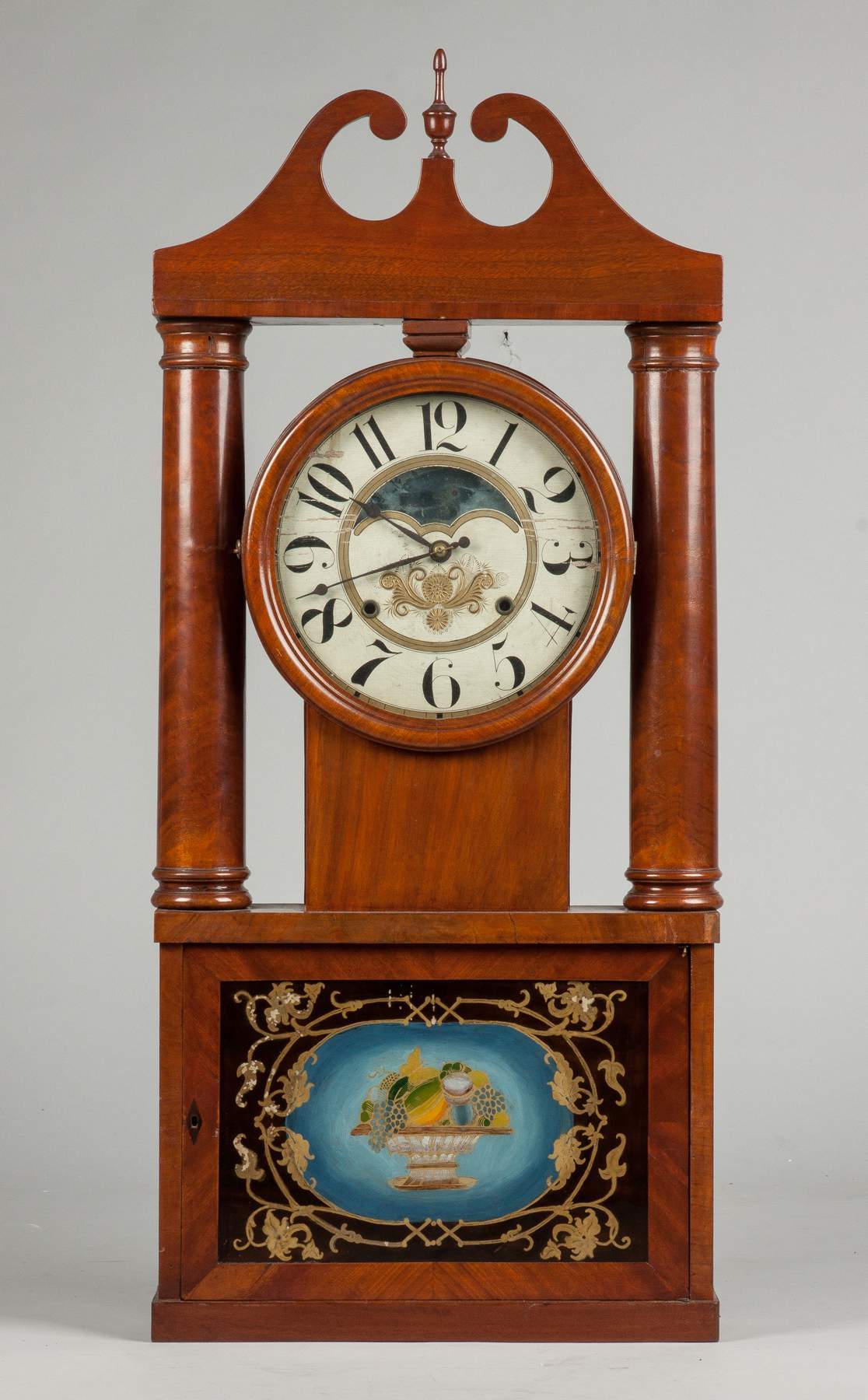 George Marsh Hollow Column Shelf Clock | Cottone Auctions