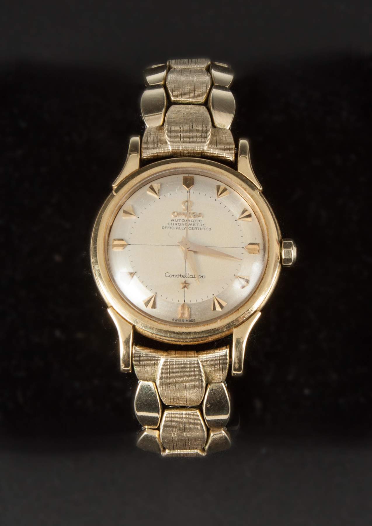 Vintage Omega 18K Gold Automatic Chronometer Constellation Watch ...