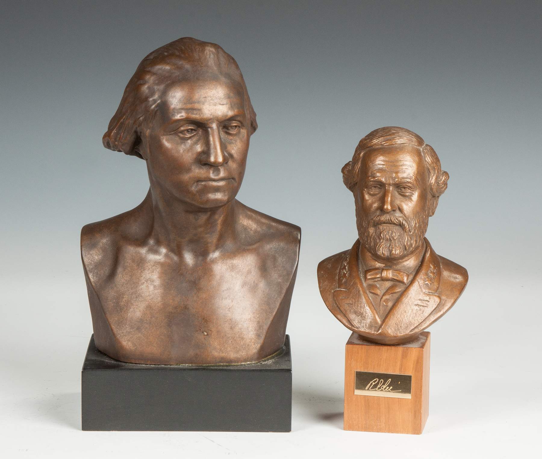 Two Contemporary Composition Busts | Cottone Auctions