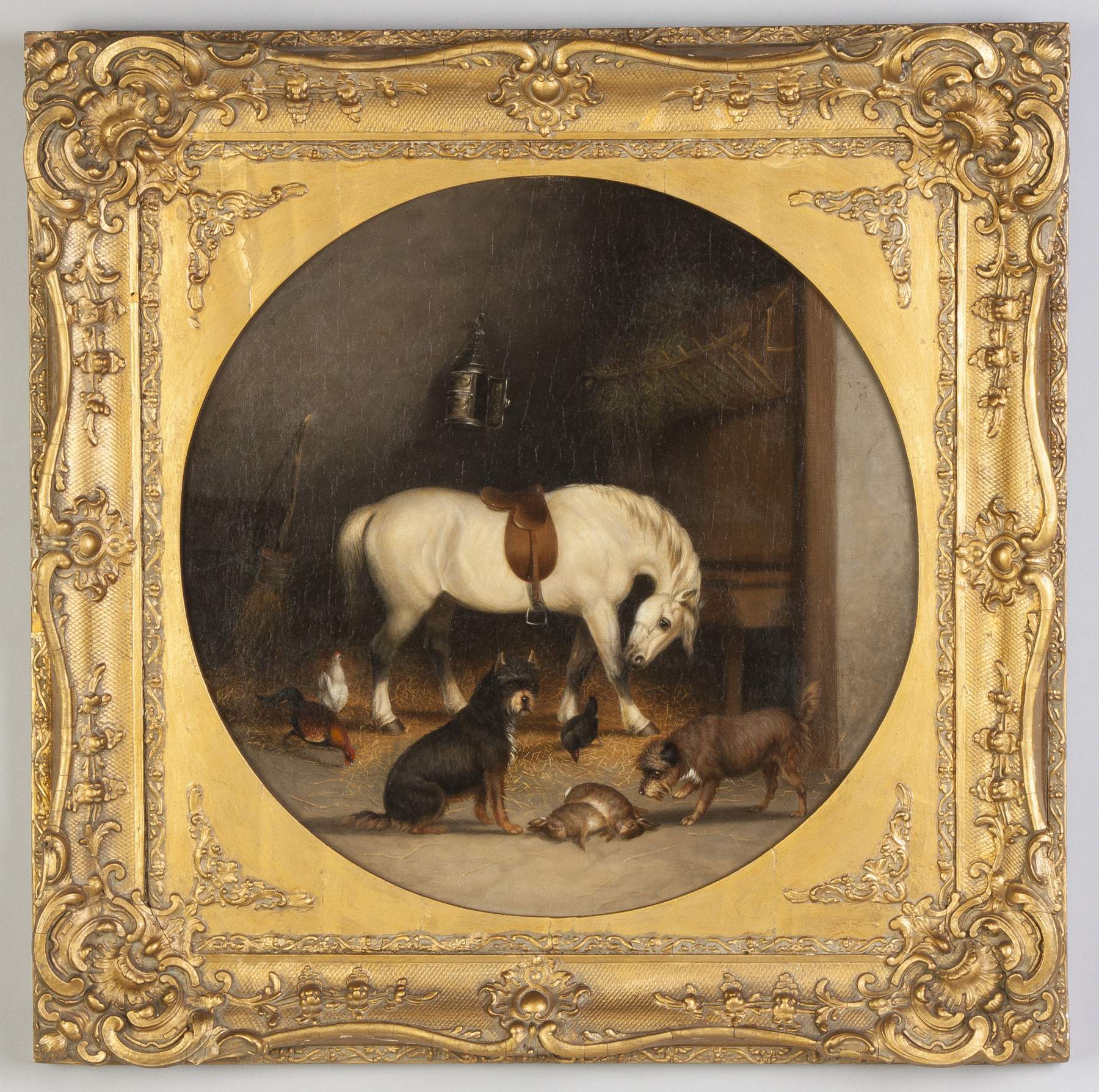 Pair of British Stable Scenes | Cottone Auctions