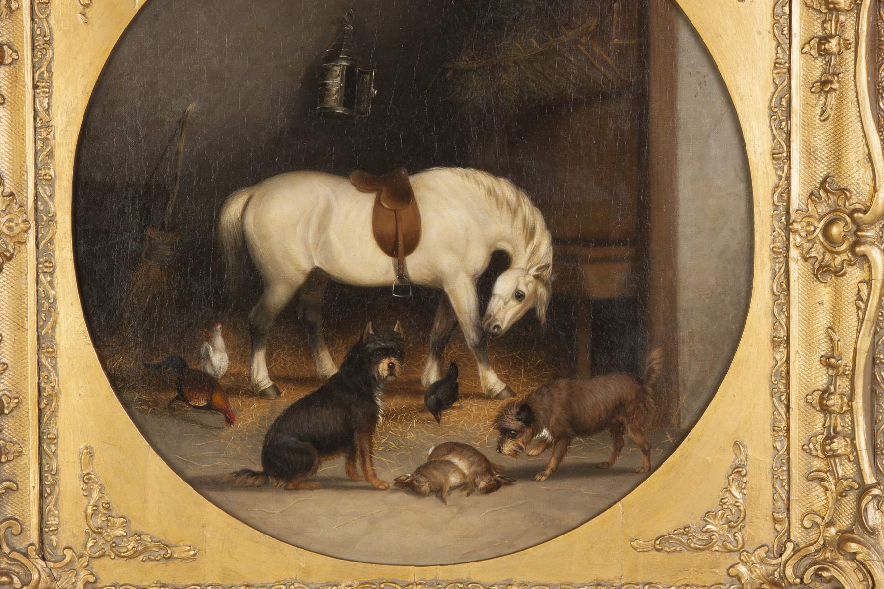 Pair of British Stable Scenes | Cottone Auctions