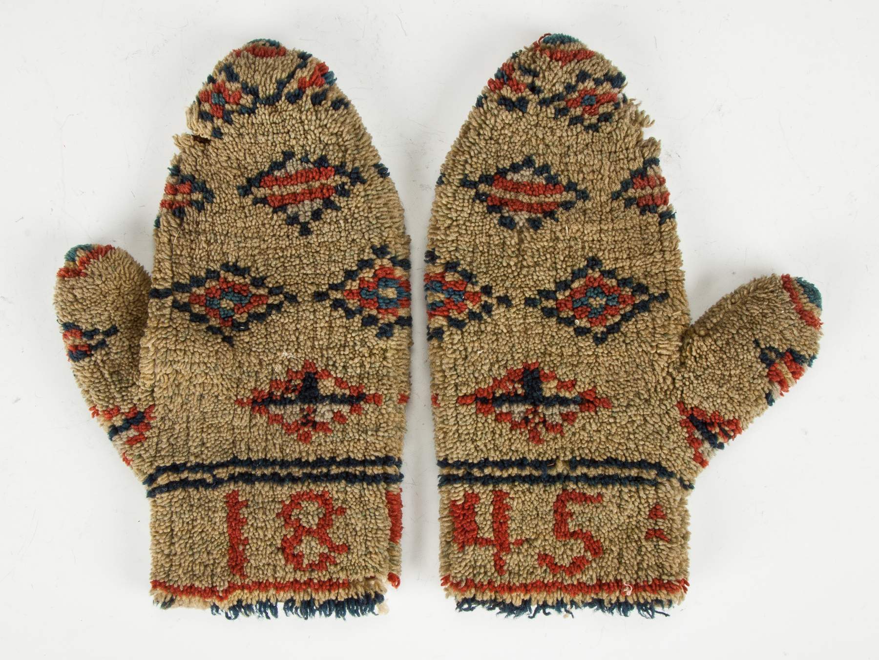 Wool Woven Mittens | Cottone Auctions