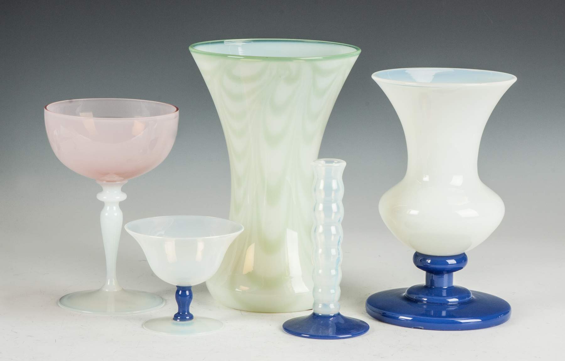 Five Pieces of Fry Glass | Cottone Auctions