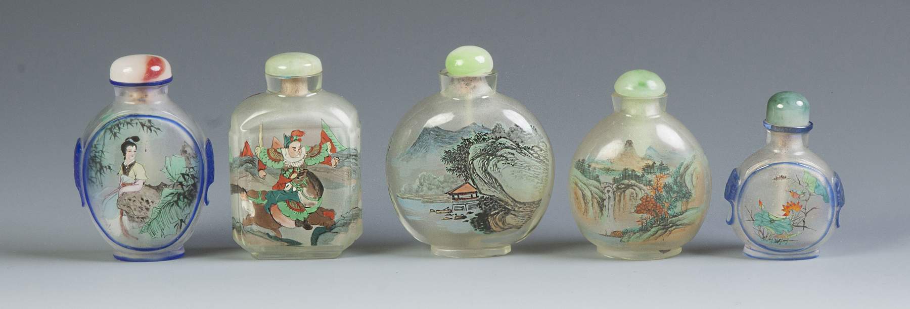 Five Chinese Inside Painted Snuff Bottles | Cottone Auctions