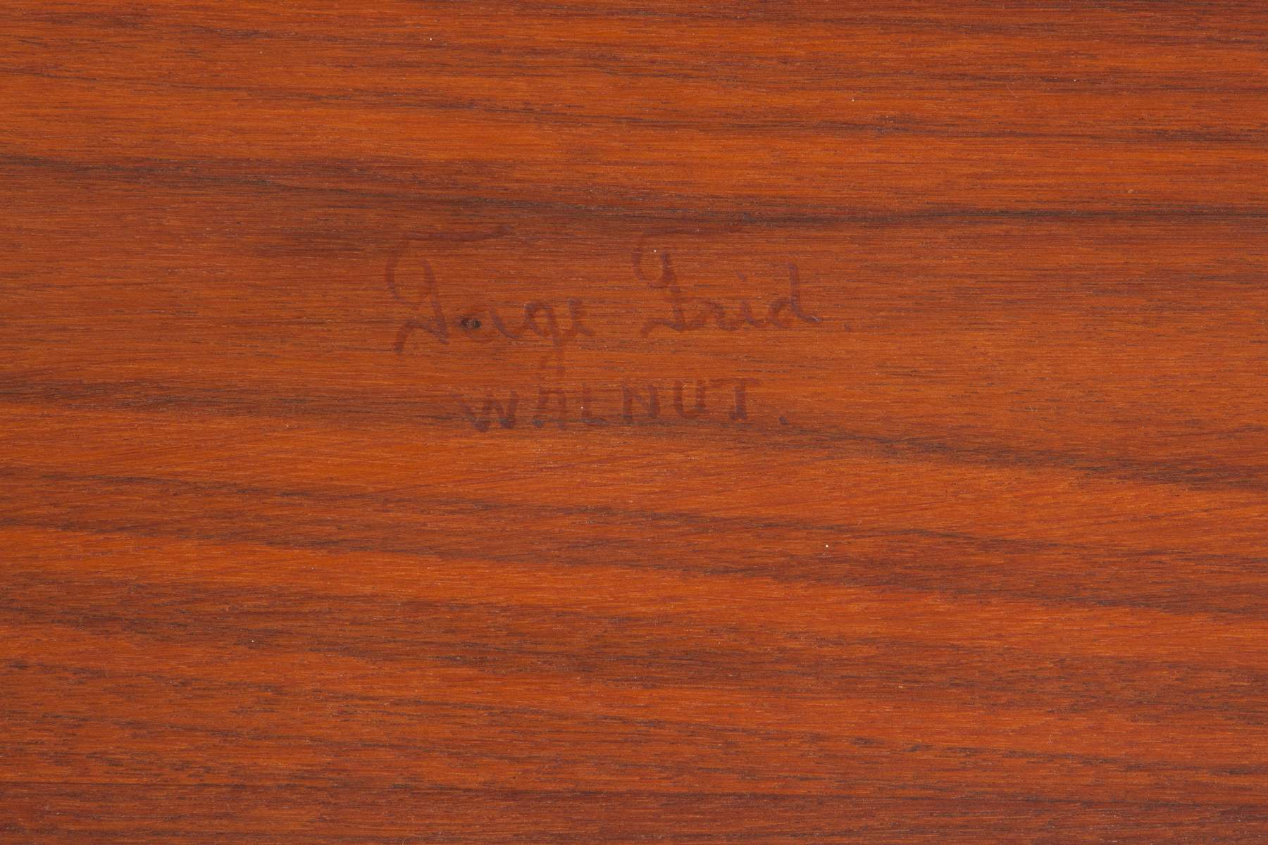 Tage Frid (Danish, 1915-2004) Walnut Side Table | Cottone Auctions