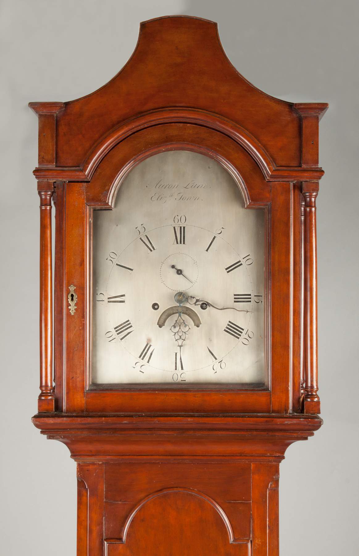 Aaron Lane Tall Case Clock, Elizabethtown, NJ | Cottone Auctions