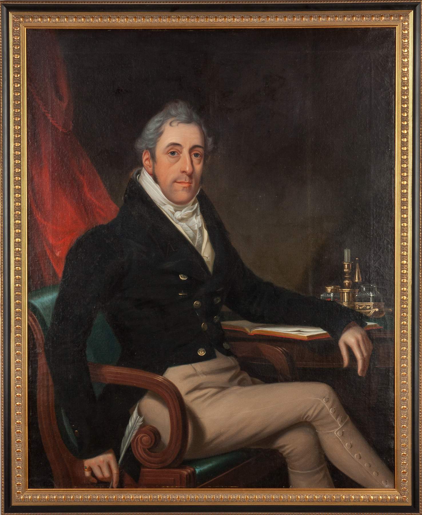 In the Manner of Ralph Earl, Portrait of a Gentleman | Cottone Auctions