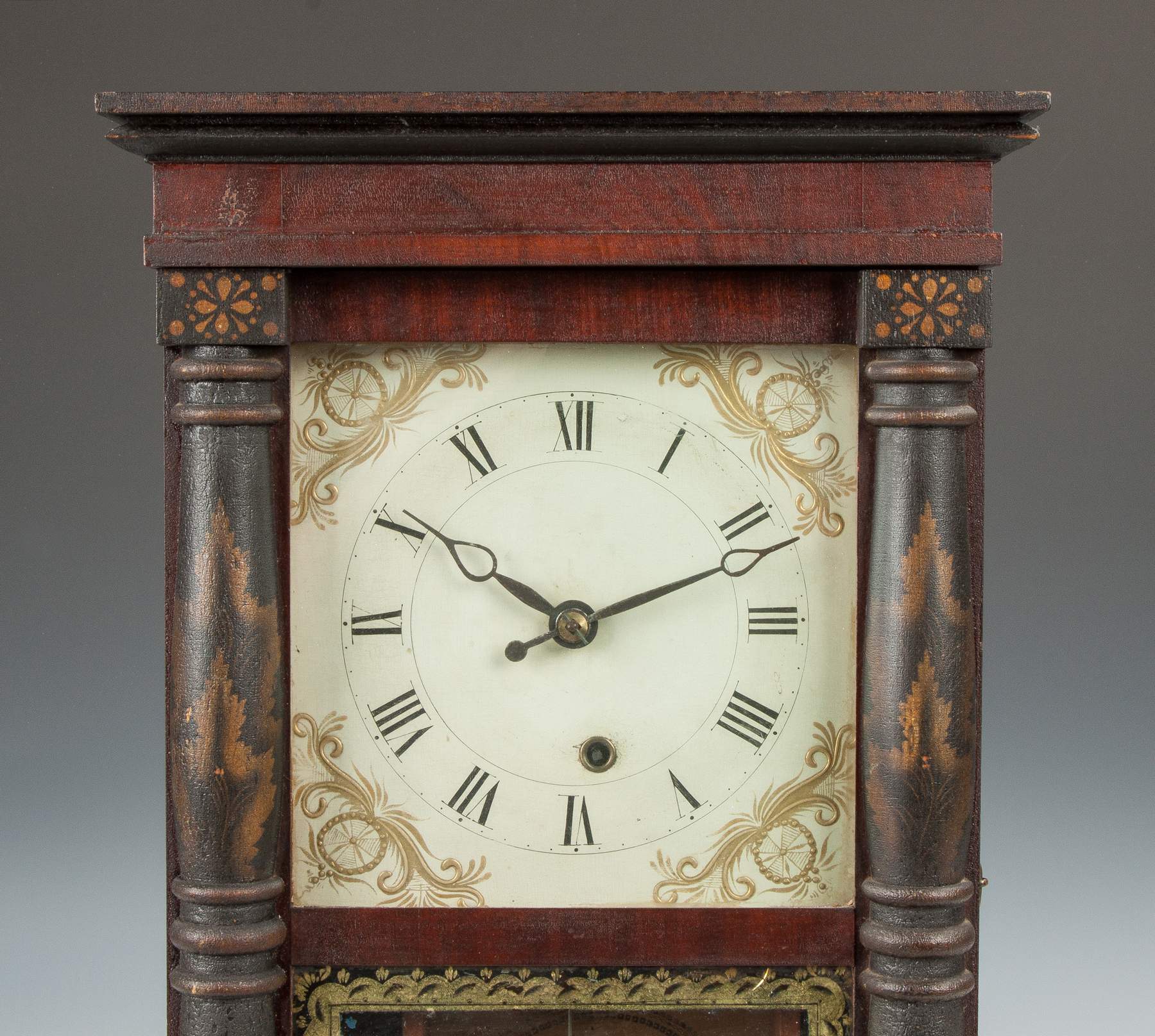 Miniature Charles Kirke for George Mitchell Stenciled Column Shelf ...