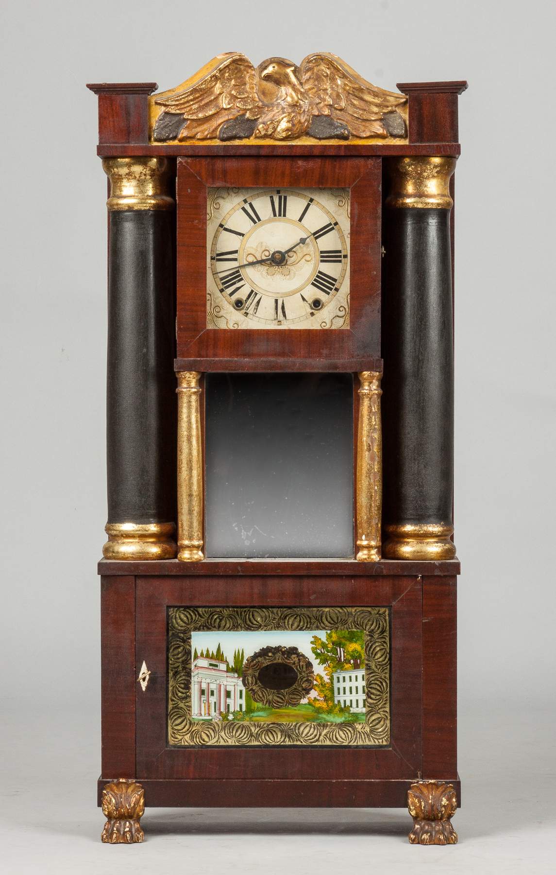 E. & G. W. Bartholomew Hollow Column Shelf Clock | Cottone Auctions