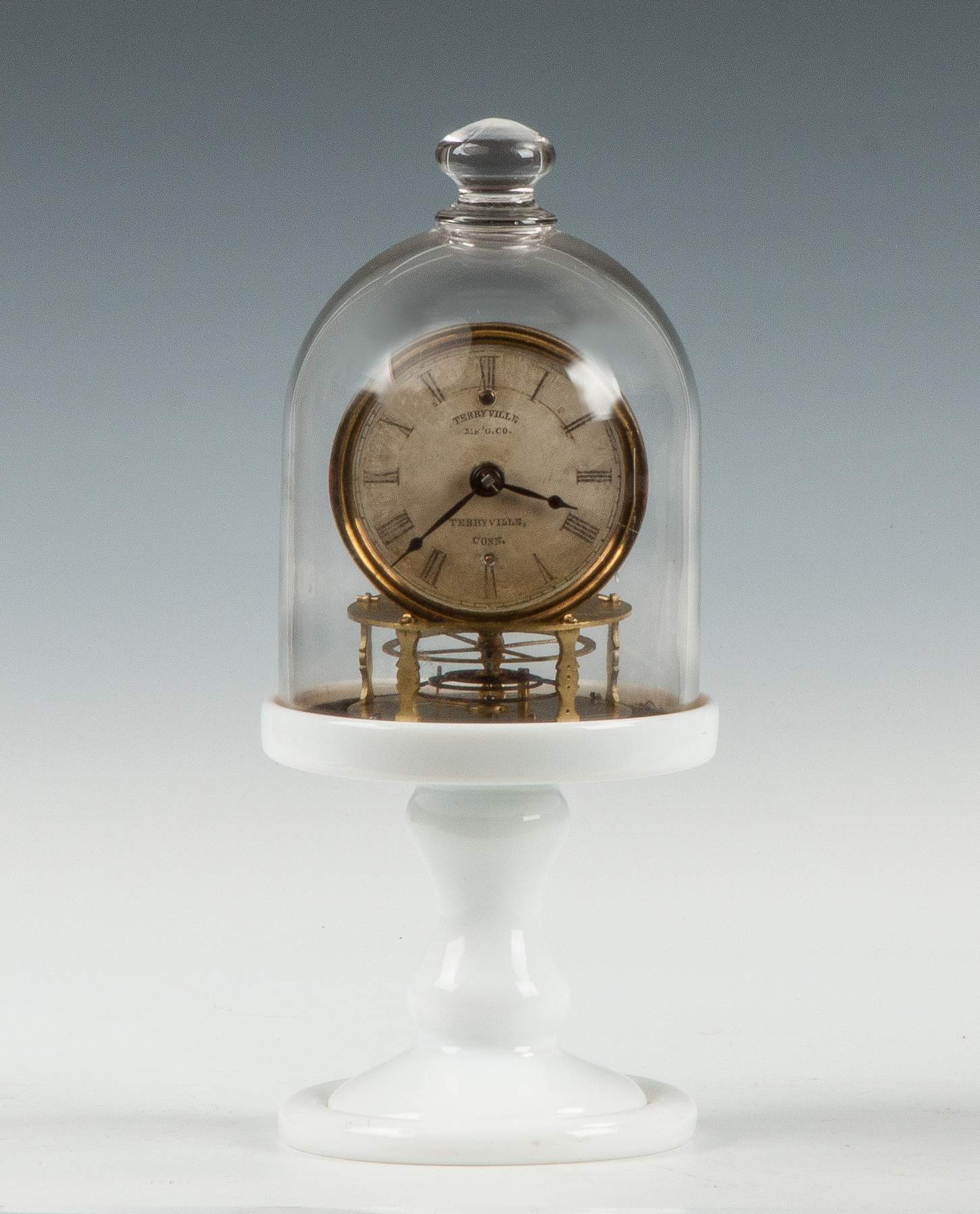 S.B. Terry Candlestick Clock, Terryville, CT | Cottone Auctions