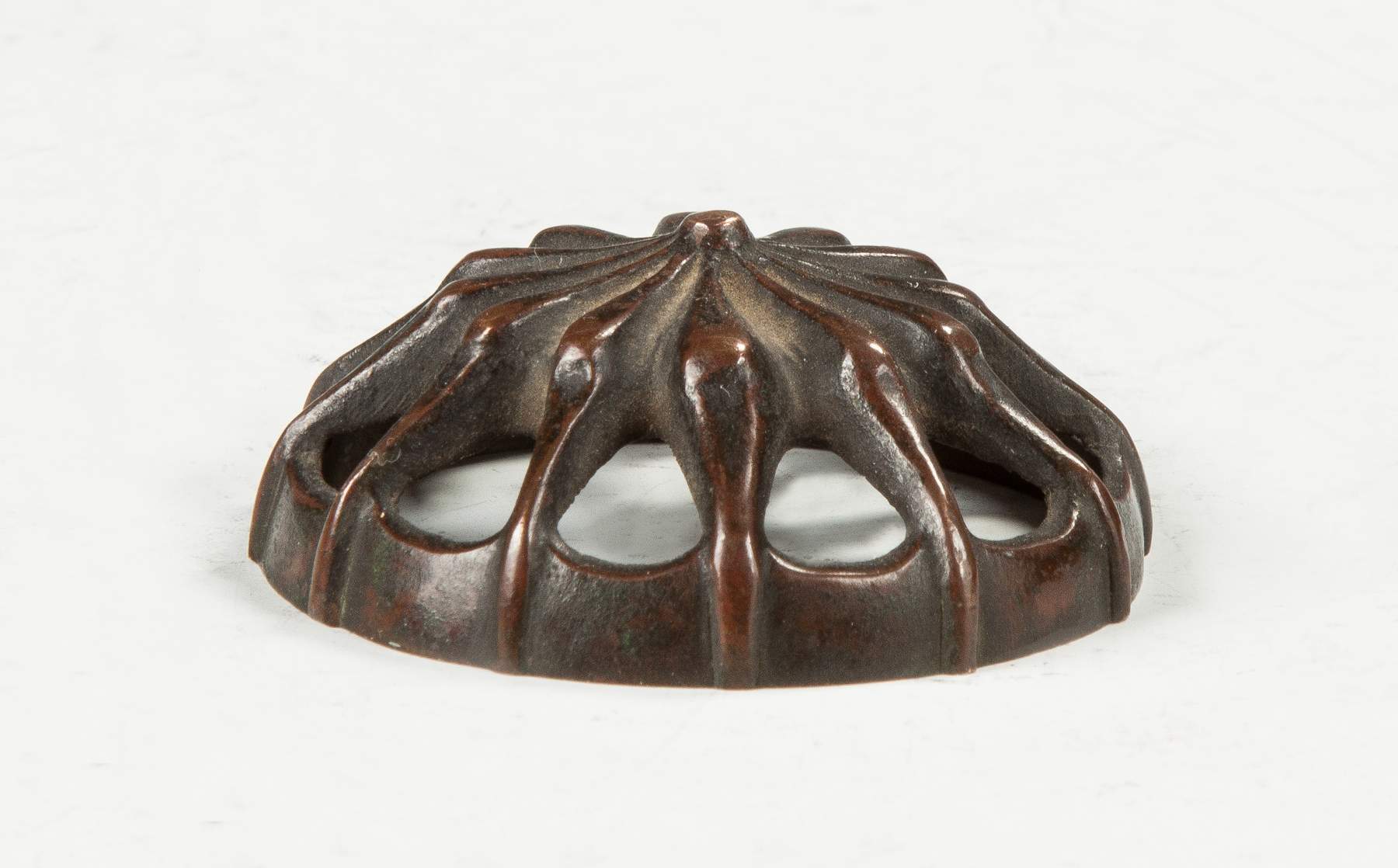 Tiffany Studios Original Patinaed Bronze Spider Lamp Heat Cap | Cottone ...