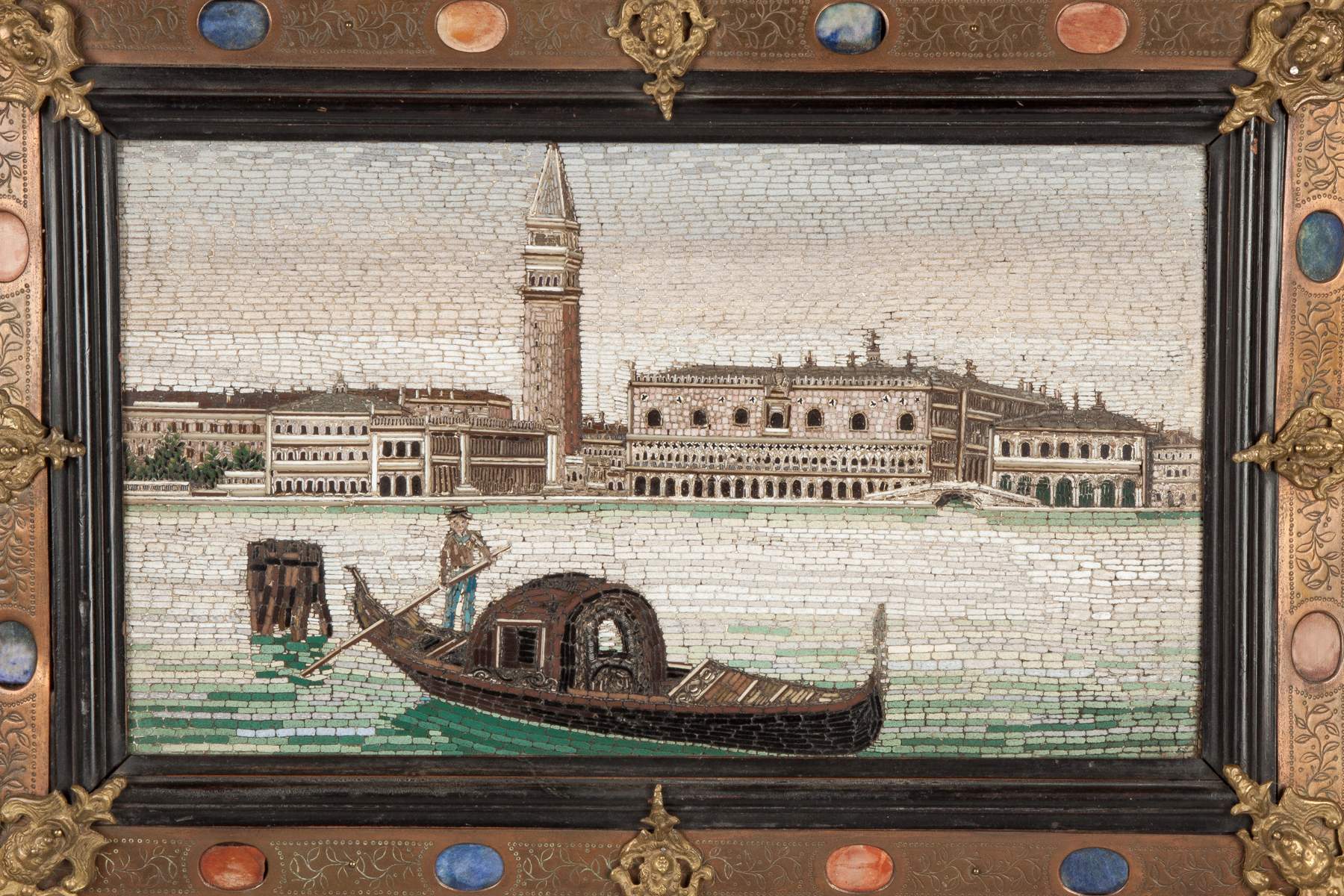 Micro Mosaic of Doge's Palace, Venice, Italy | Cottone Auctions
