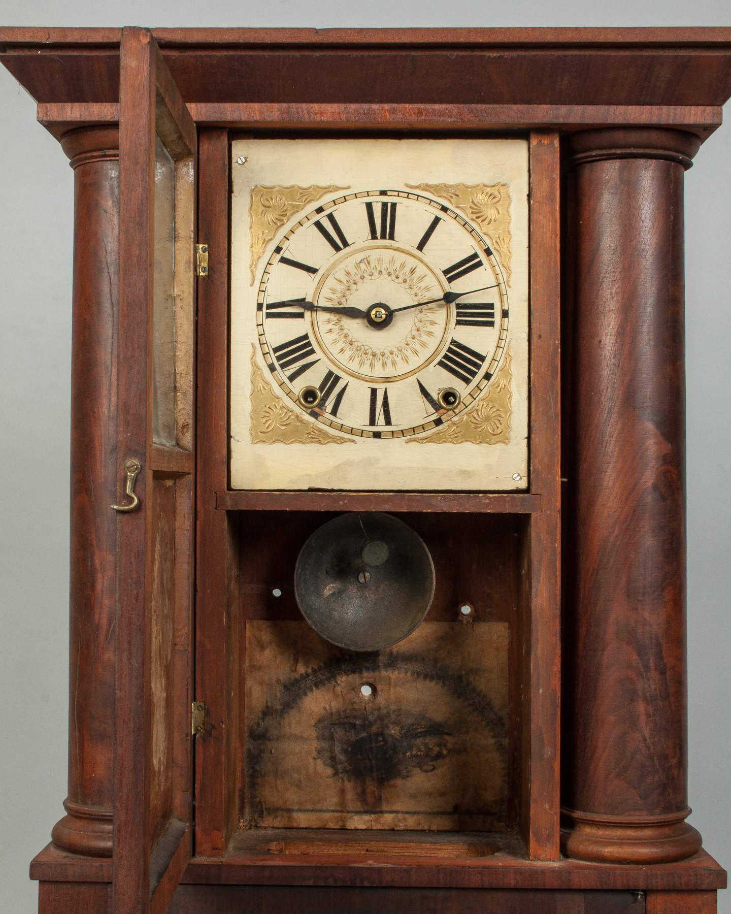 Austin Chittenden Hollow Column Shelf Clock, Lexington, MA | Cottone ...