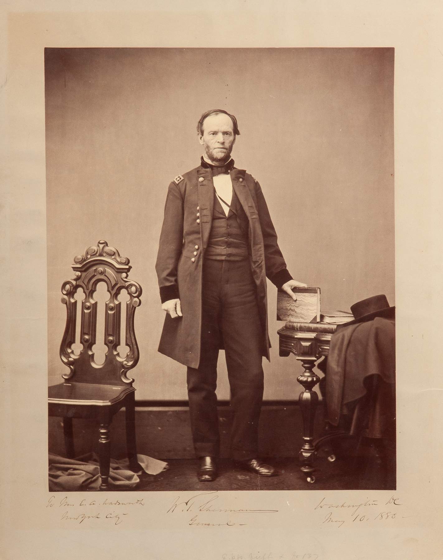 Original Signed Photograph of General W. T. Sherman | Cottone Auctions