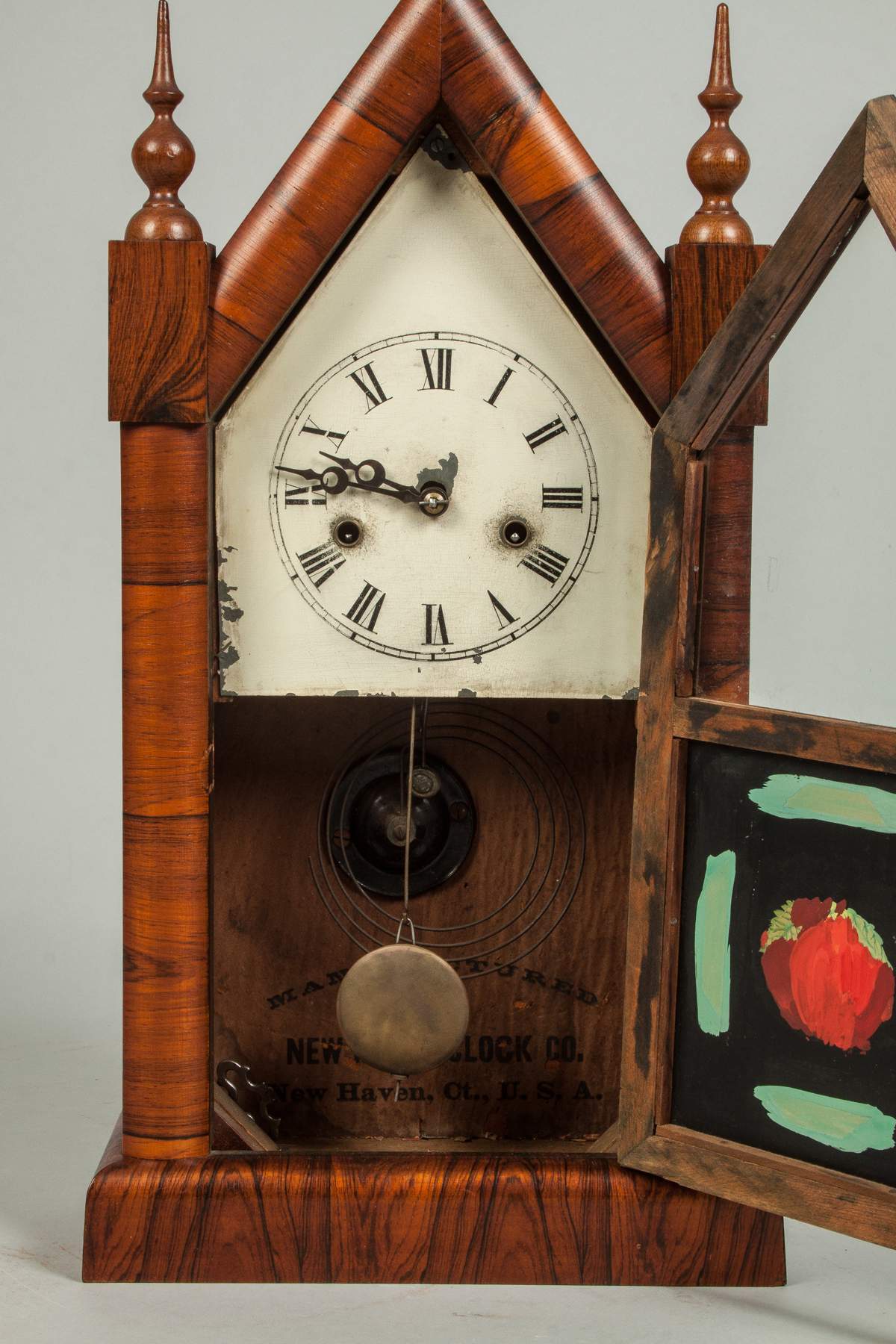 New Haven Sharp Gothic Steeple Clock | Cottone Auctions