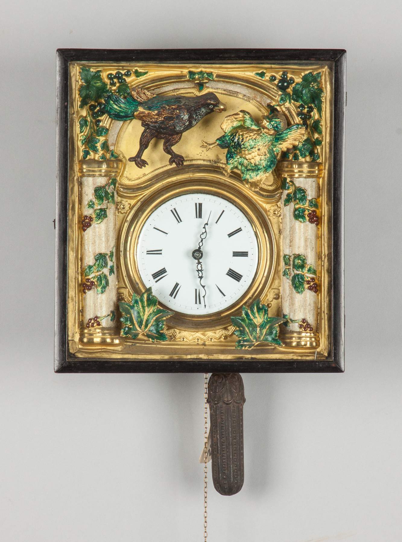 Black Forest Picture Frame Clock | Cottone Auctions