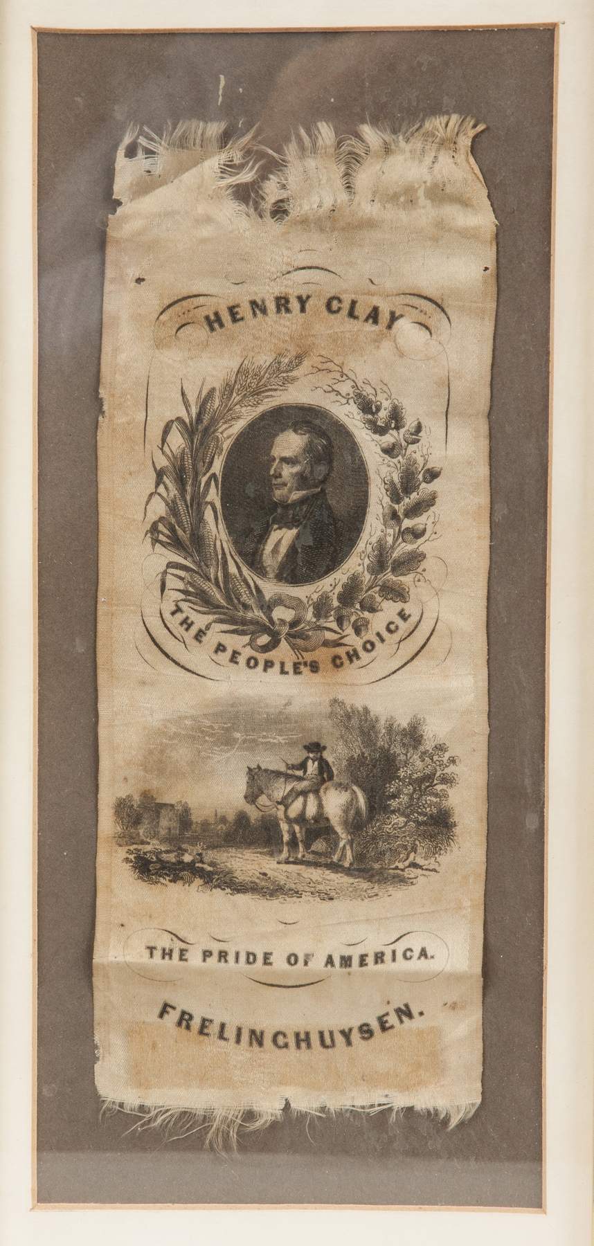 Original Henry Clay Campaign Ribbon | Cottone Auctions