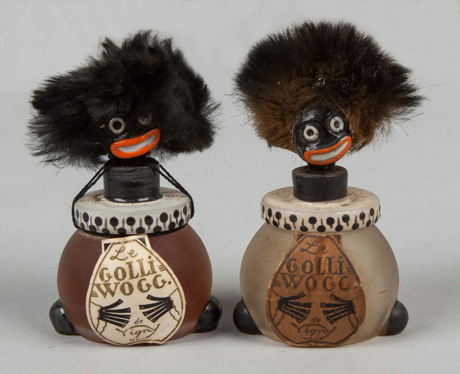 Pair of Golliwog for Vigny Perfume Bottles | Cottone Auctions