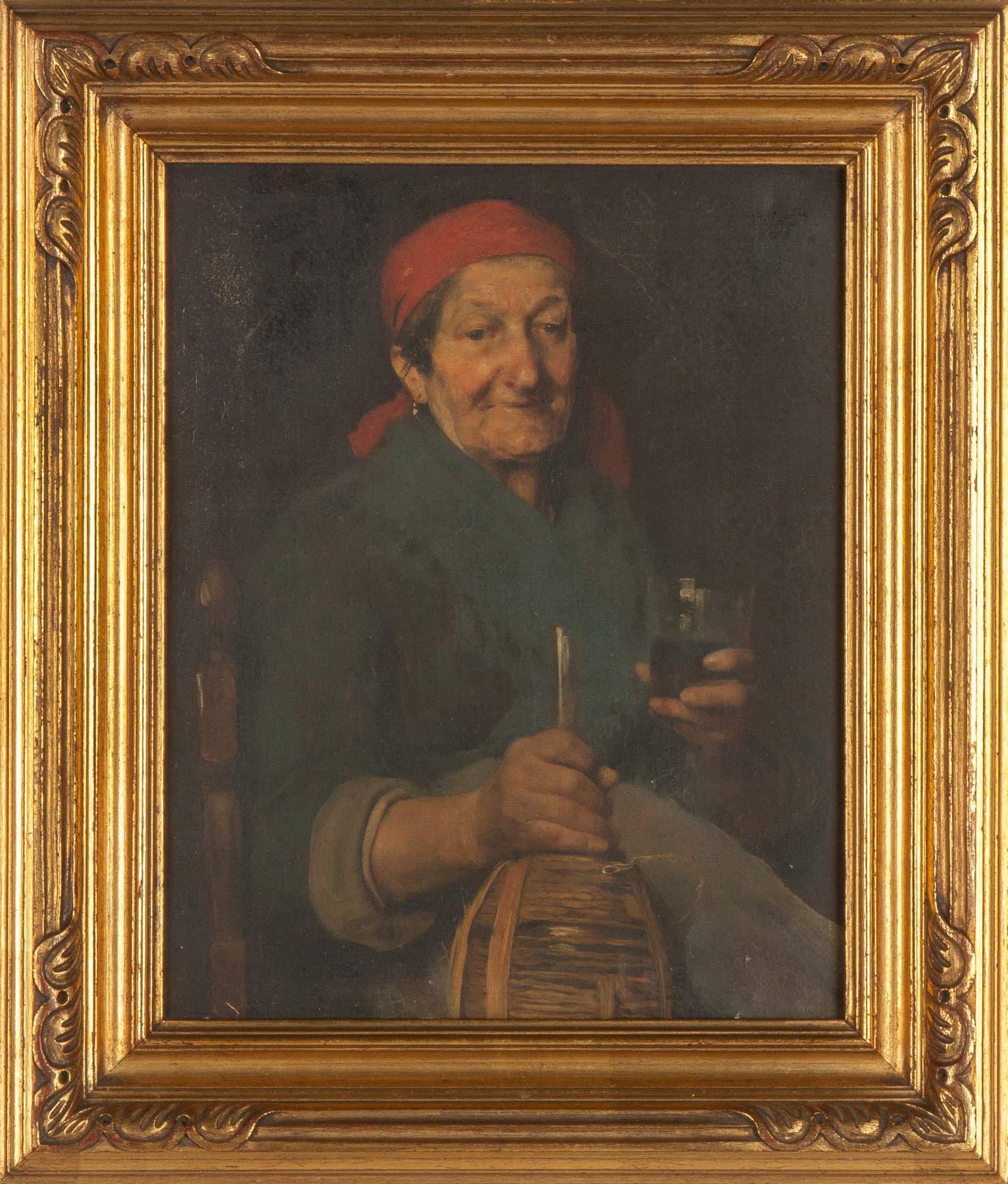 Federico Andreotti (Italian, 1847-1930) Two Portraits of Wine Tasters ...