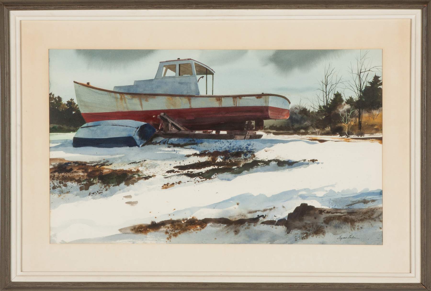 Eugene Conlon (American, 1925-2001) Two watercolors | Cottone Auctions