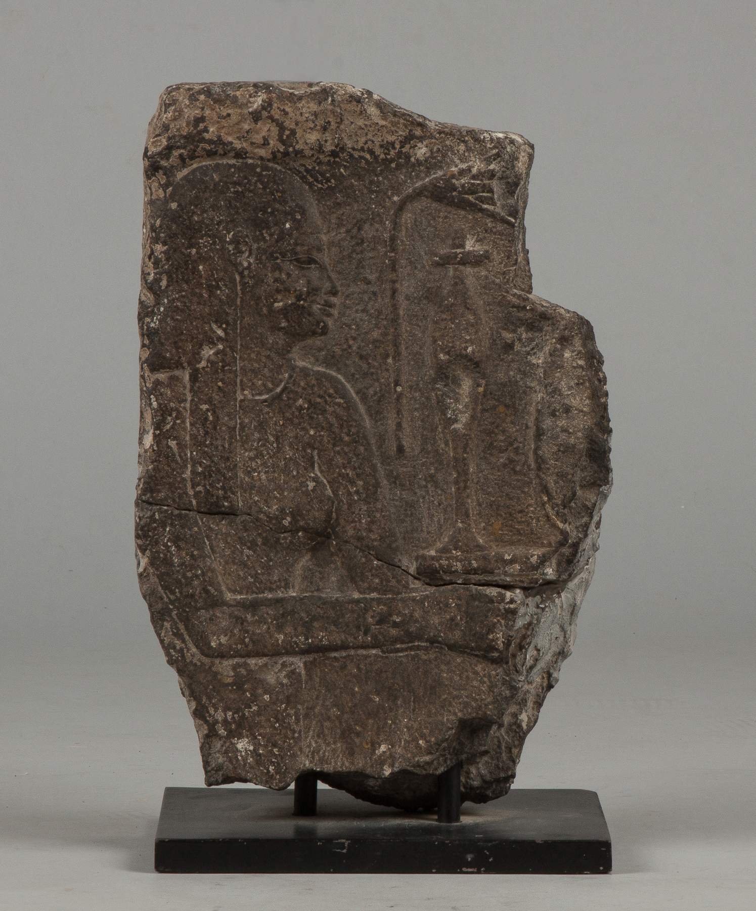 Egyptian Carved Basalt Stone | Cottone Auctions