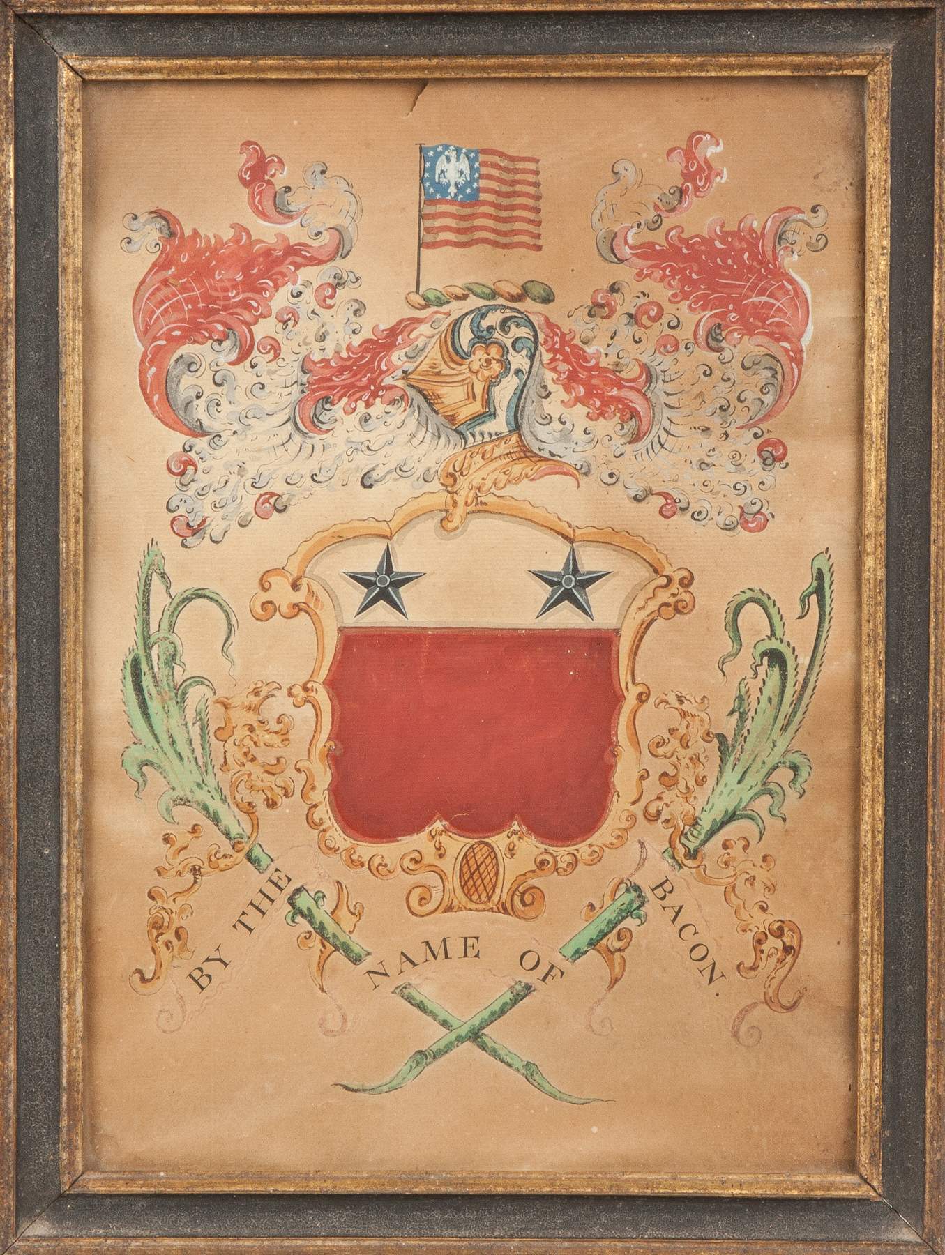 The Bacon Family Coat of Arms | Cottone Auctions