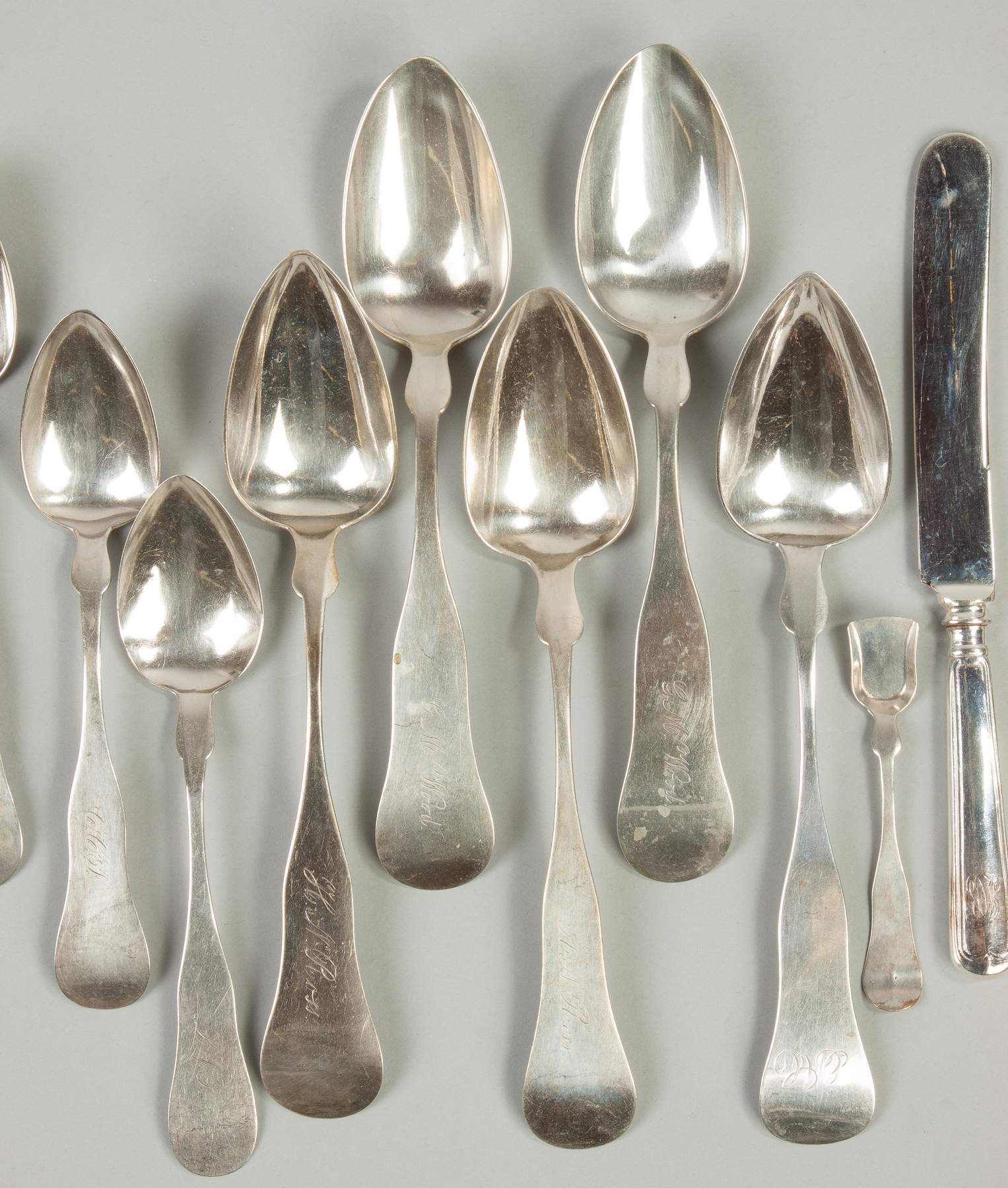 Group of Coin Silver Flatware | Cottone Auctions
