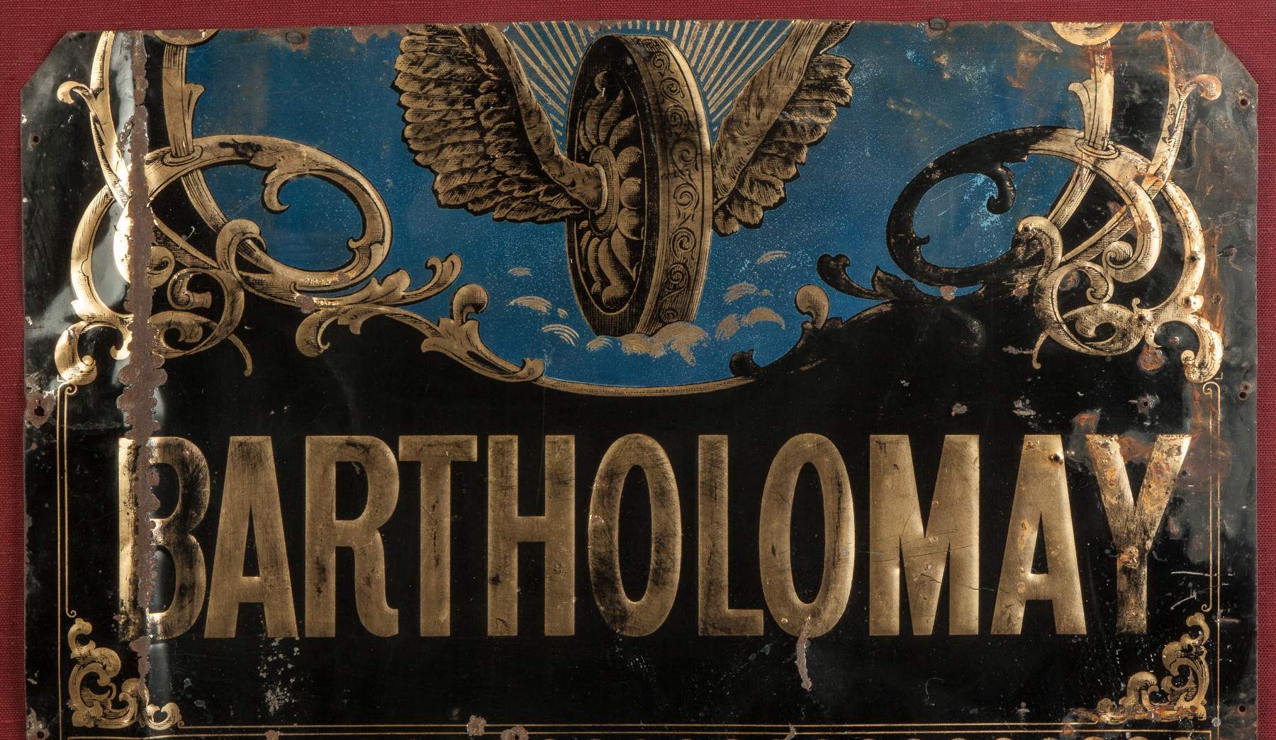 Bartholomay Apollo Beer, Rochester, NY, Painted & Pressed Tin ...