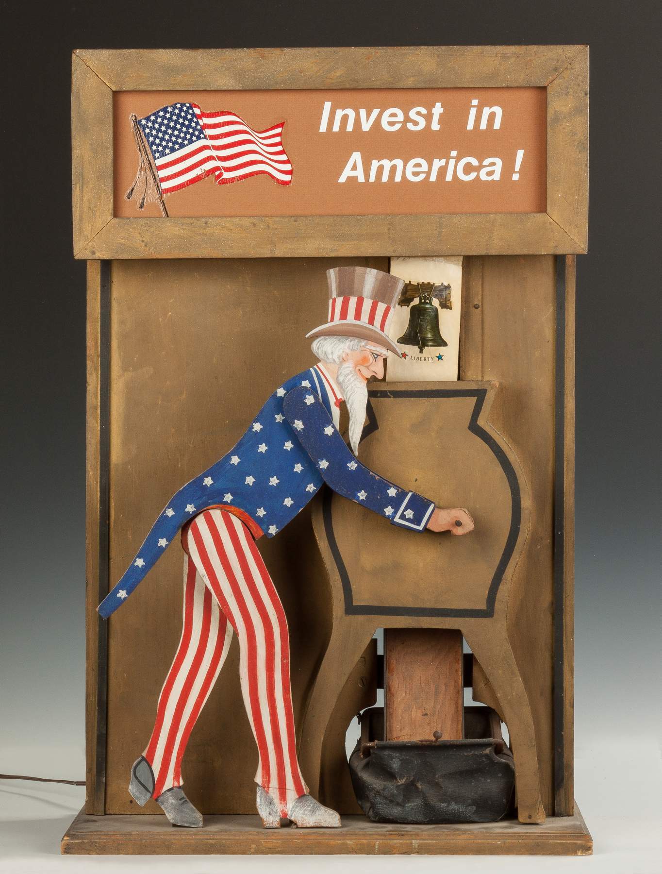 Vintage Uncle Sam "Invest in America" Automated Bond Display | Cottone ...