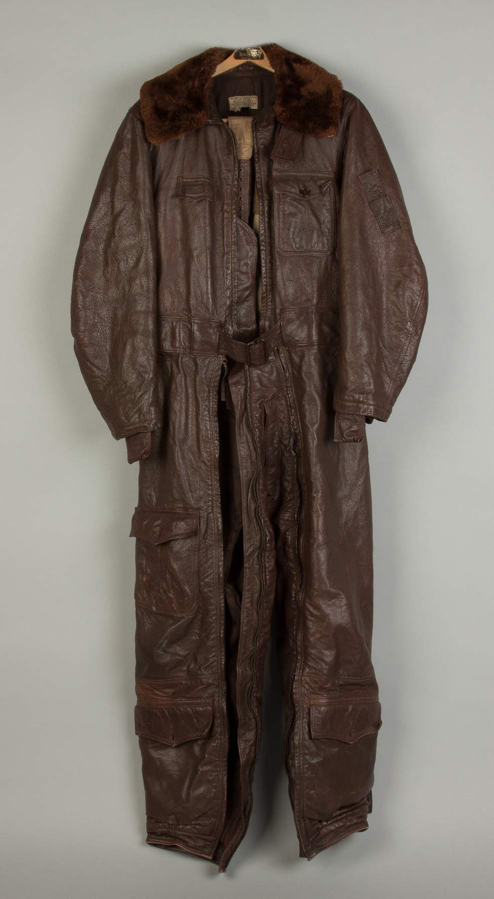 Vintage Leather Flying Pilot Suit | Cottone Auctions
