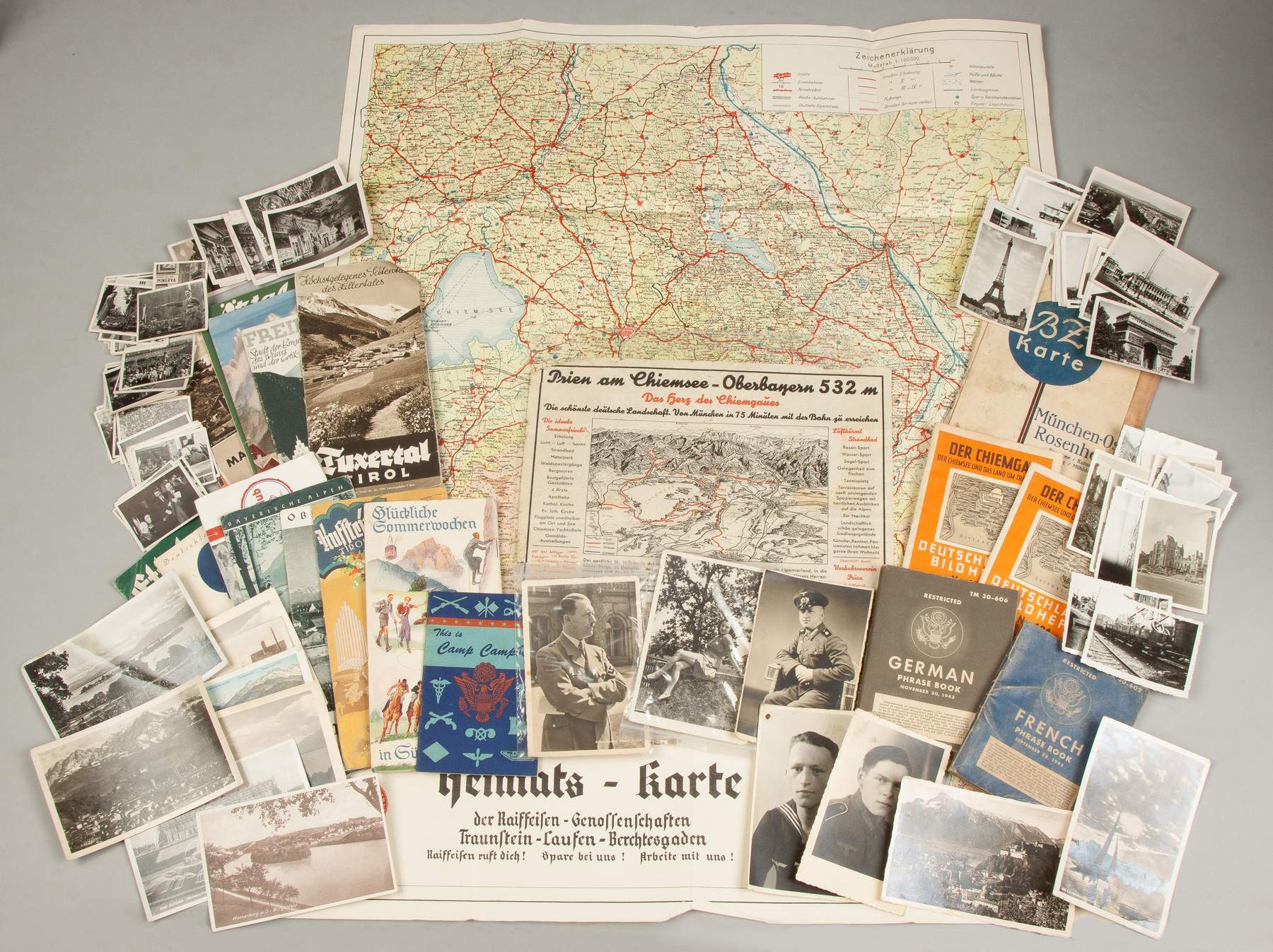 Group of WWII German Photos & Maps | Cottone Auctions