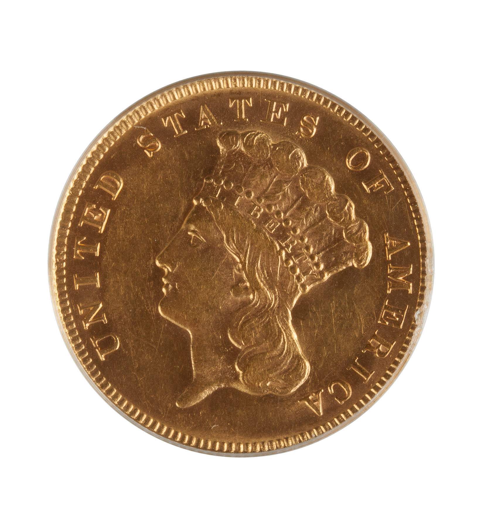 1874 Three Dollar Gold Coin | Cottone Auctions