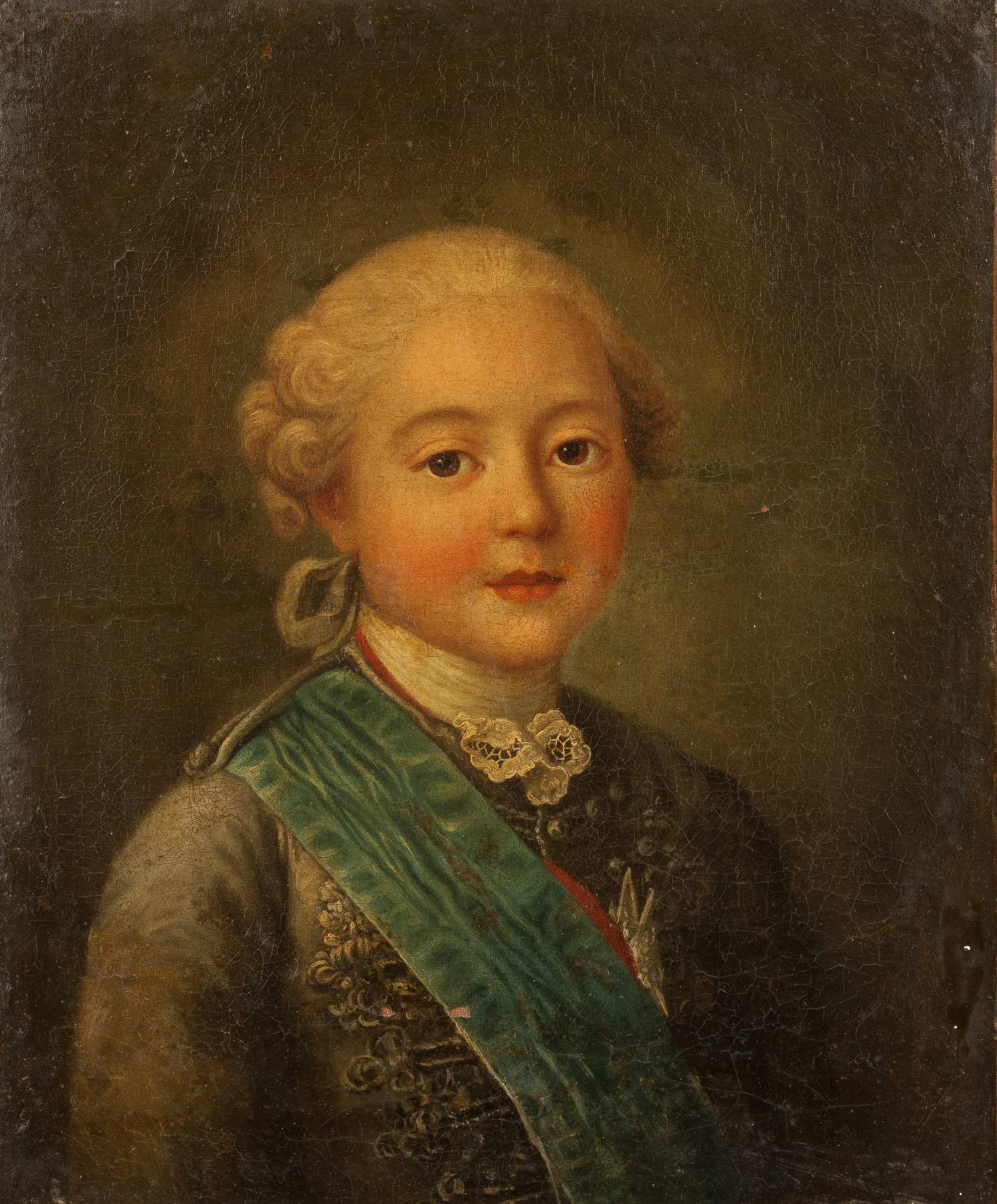 Attr. to Charles-Andre Van Loo (French, 1705-1765) "Le Comte de ...