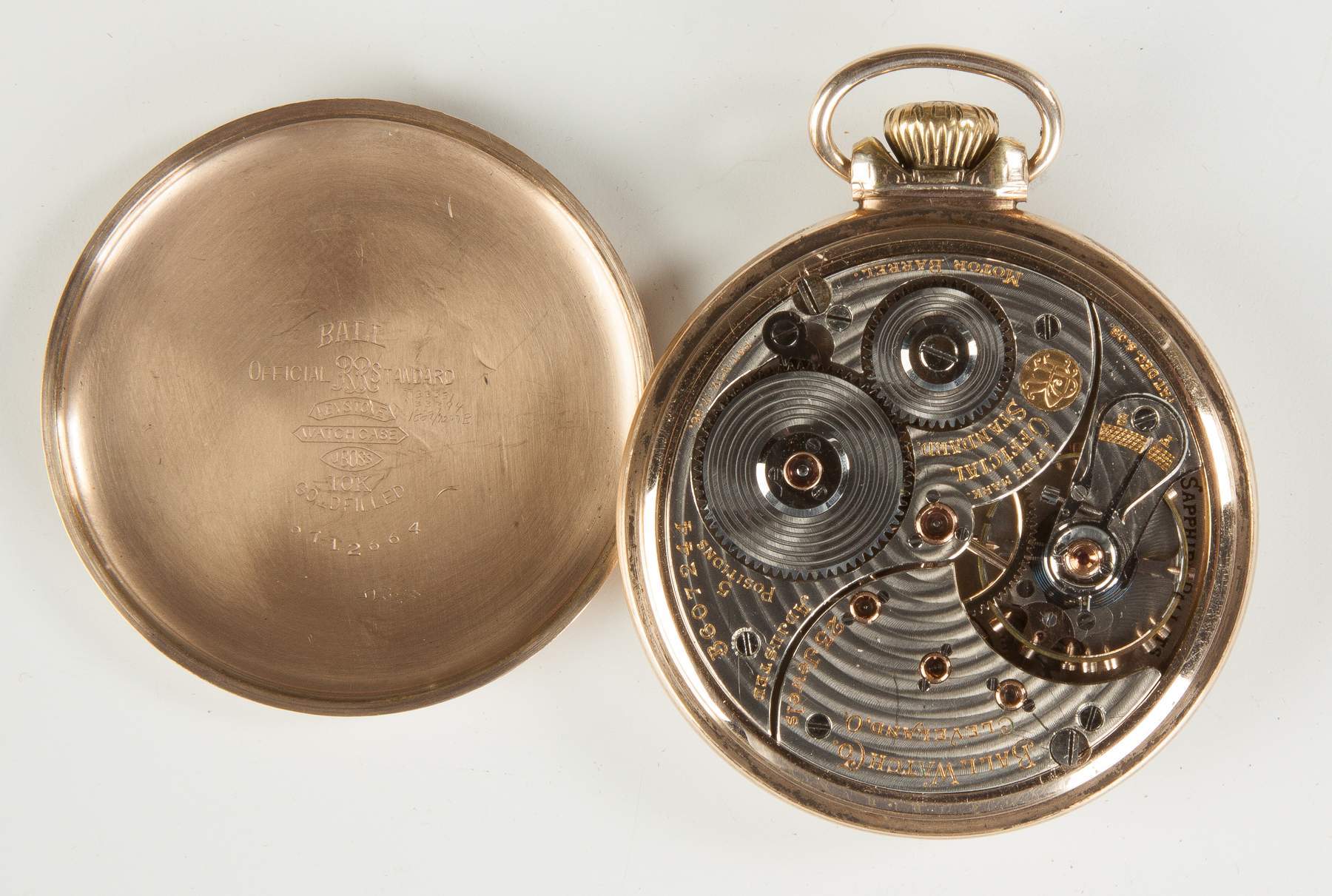 Ball Pocket Watch Co., Cleveland, OH | Cottone Auctions