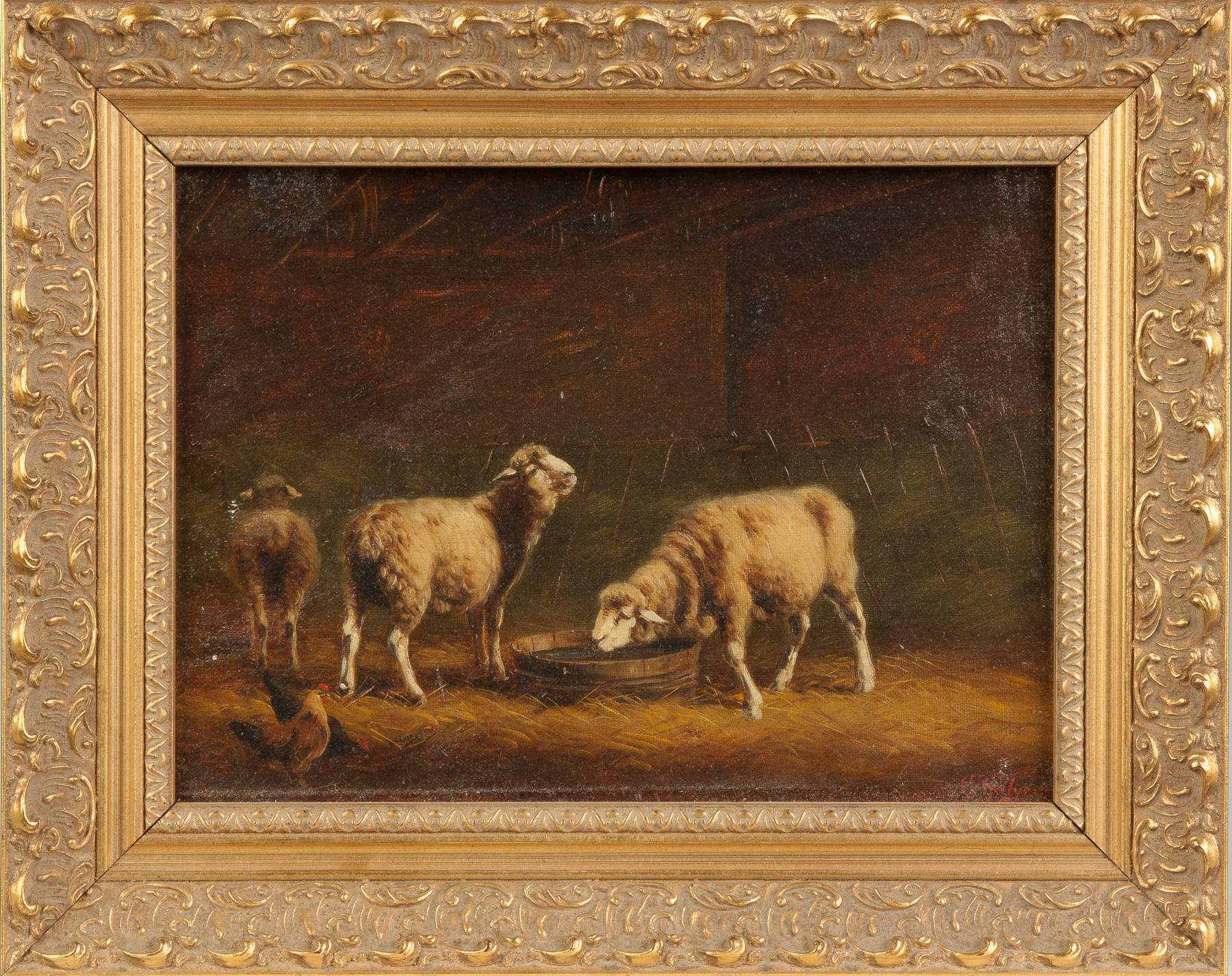 Gregory Hollyer (British, 1871-1965) Sheep | Cottone Auctions