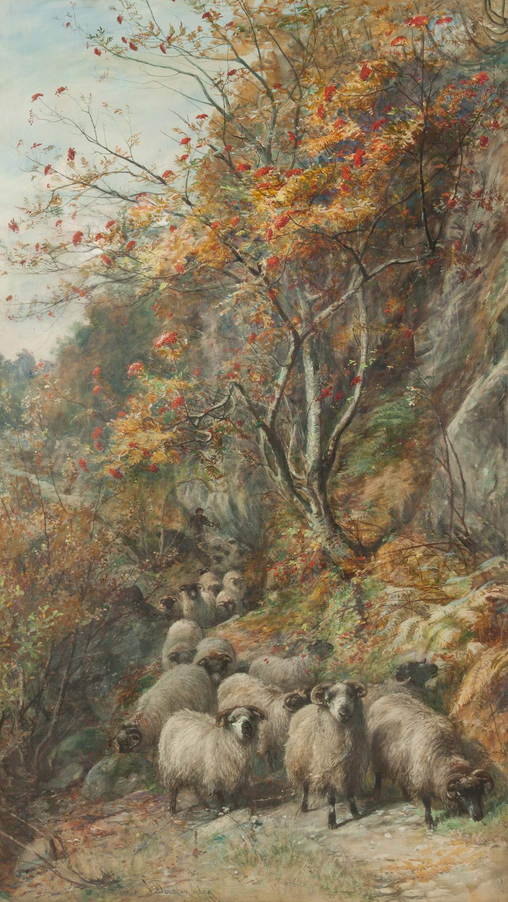Joseph Denovan Adam (Scottish, 1842-1896) "The Mountain Path" | Cottone ...
