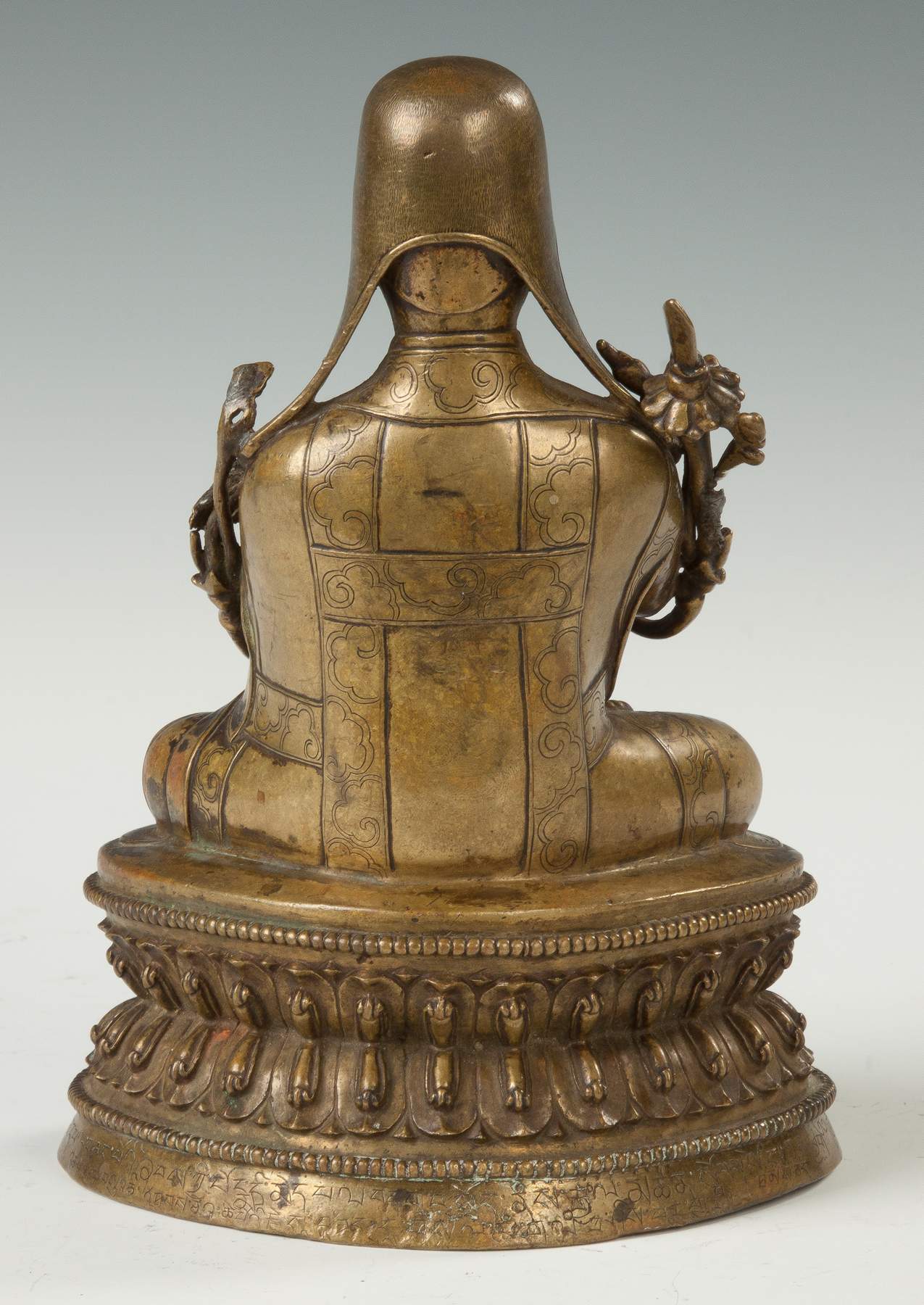 Gilt Bronze Figure of a Tibetan Sakya Lama | Cottone Auctions