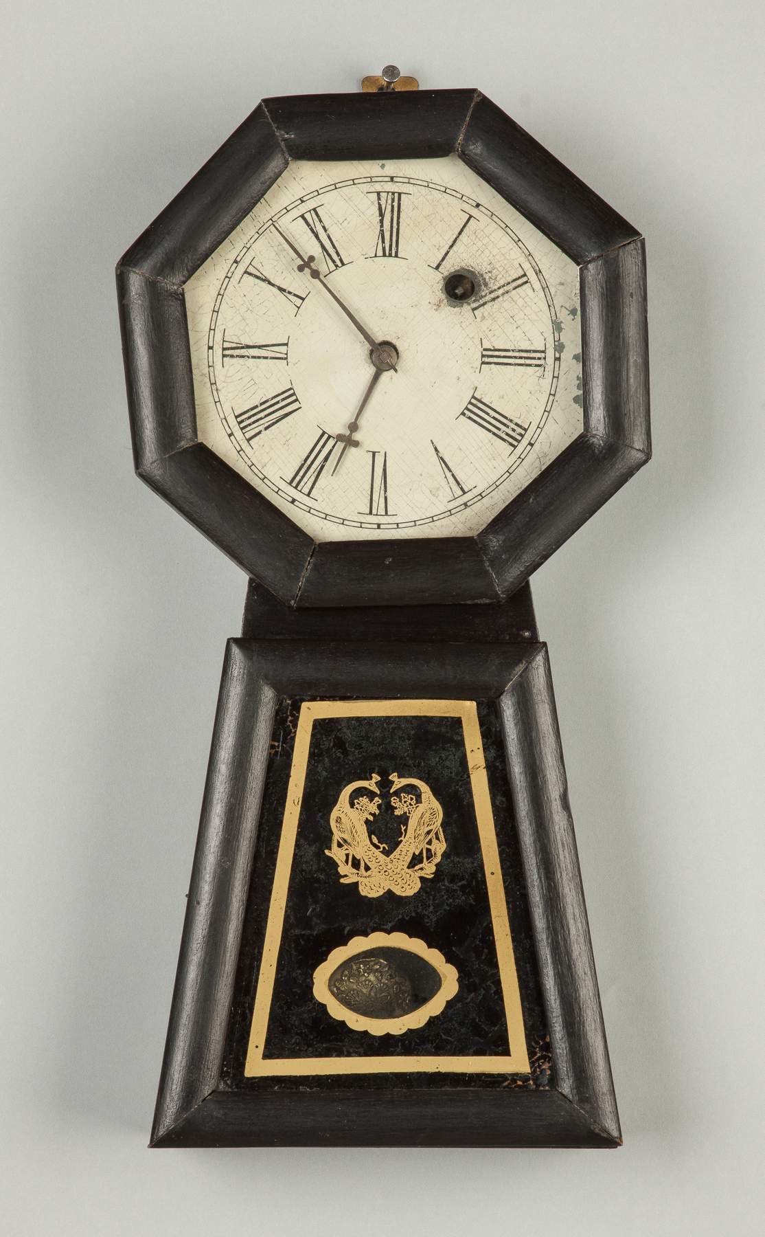 Rare Chauncey Jerome Keyhole Wall Clock | Cottone Auctions