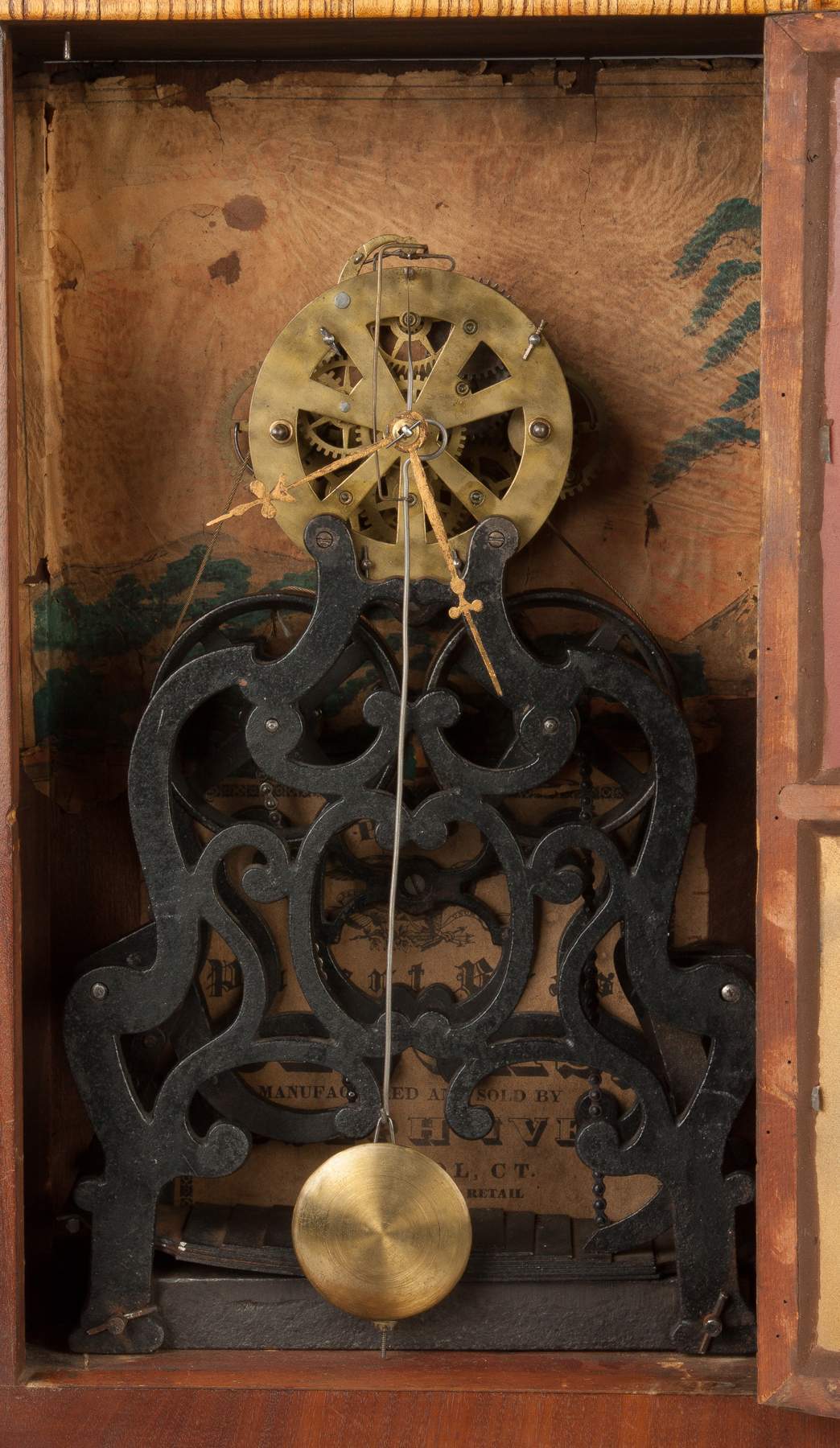 Joseph Ives Wagon Spring Shelf Clock | Cottone Auctions