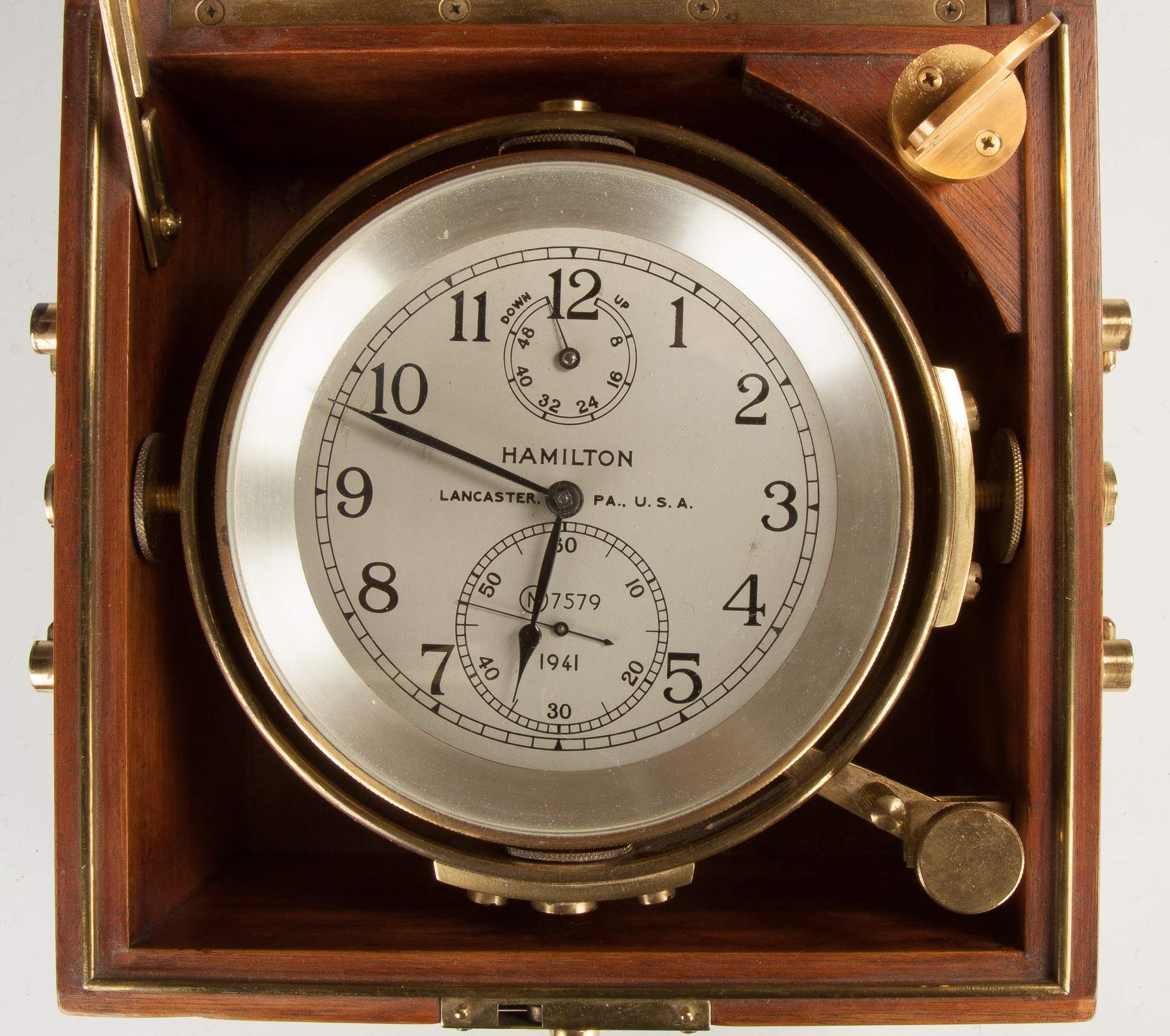 Hamilton Watch Co. Ship's Chronometer, Model 21, Lancaster, PA ...