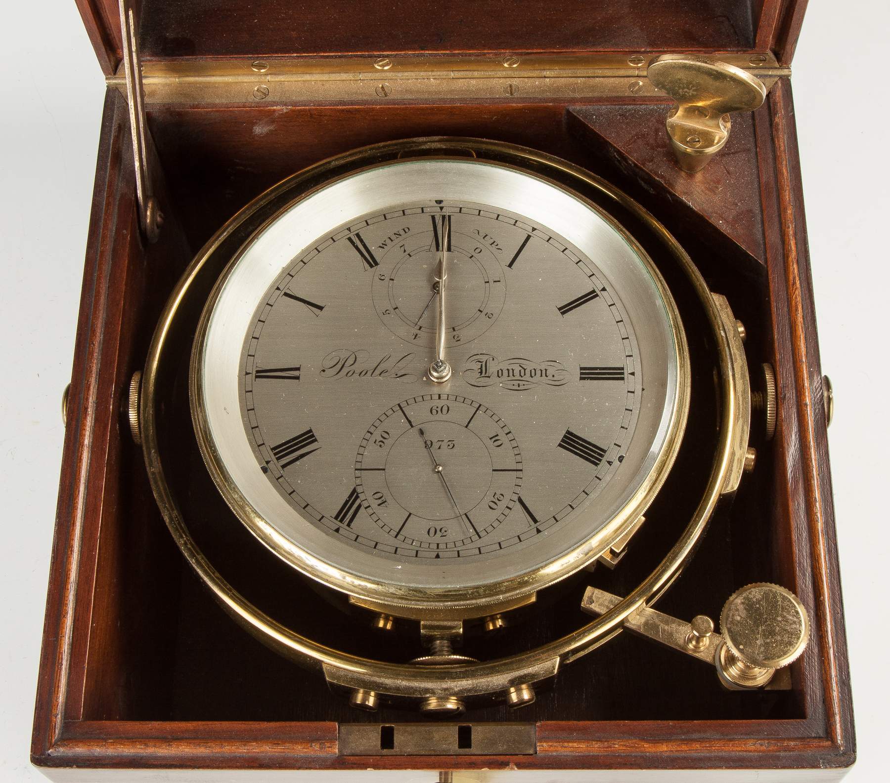 J. Poole Ship's Chronometer, London | Cottone Auctions