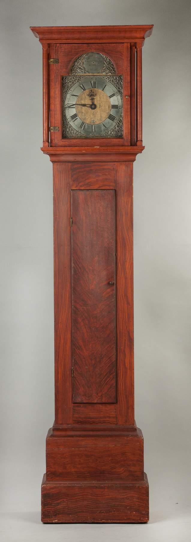 A & C Edwards Tall Case Clock, Ashby, MA | Cottone Auctions