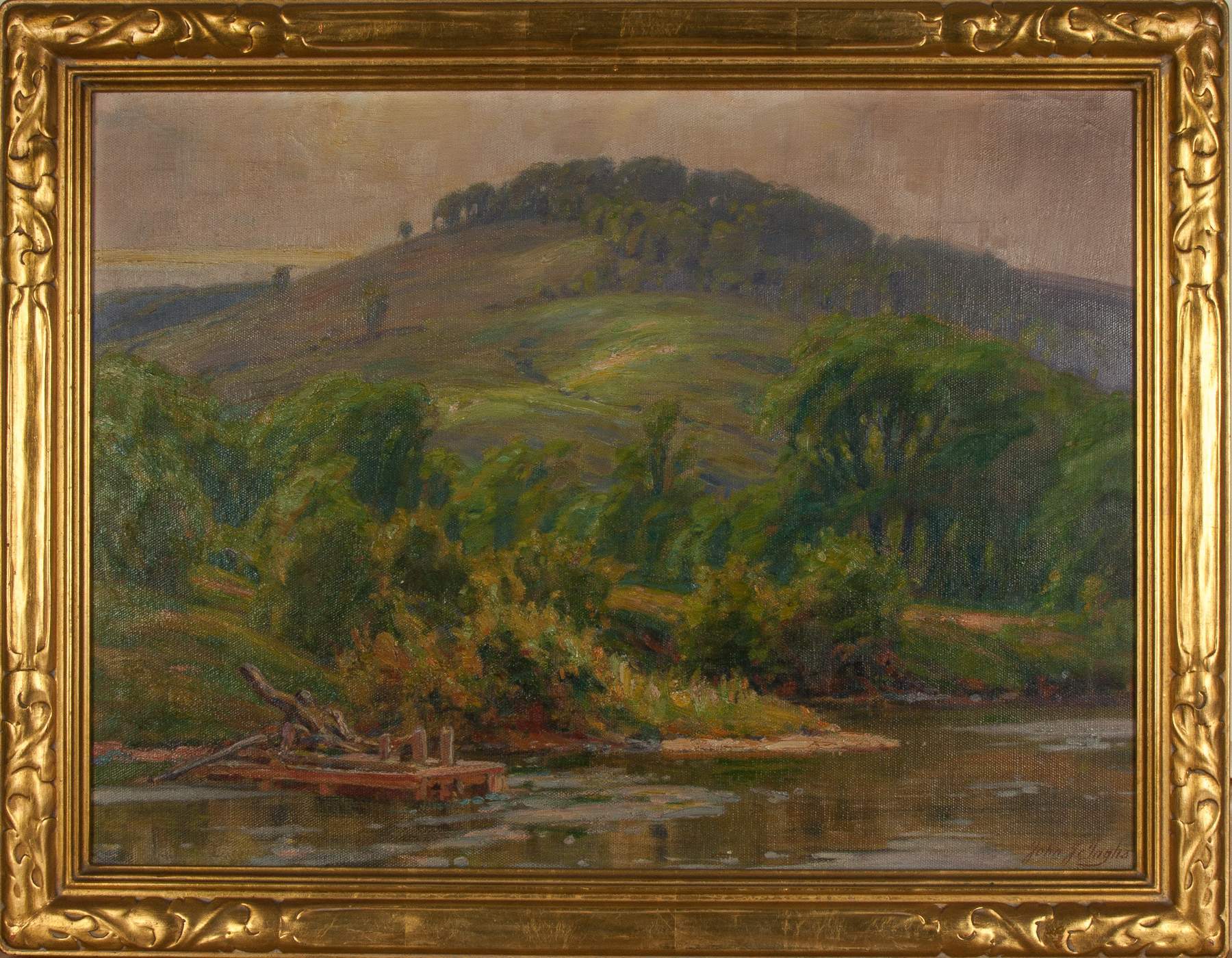 John J. Inglis (American, 1867-1946) Stream with Landscape | Cottone ...
