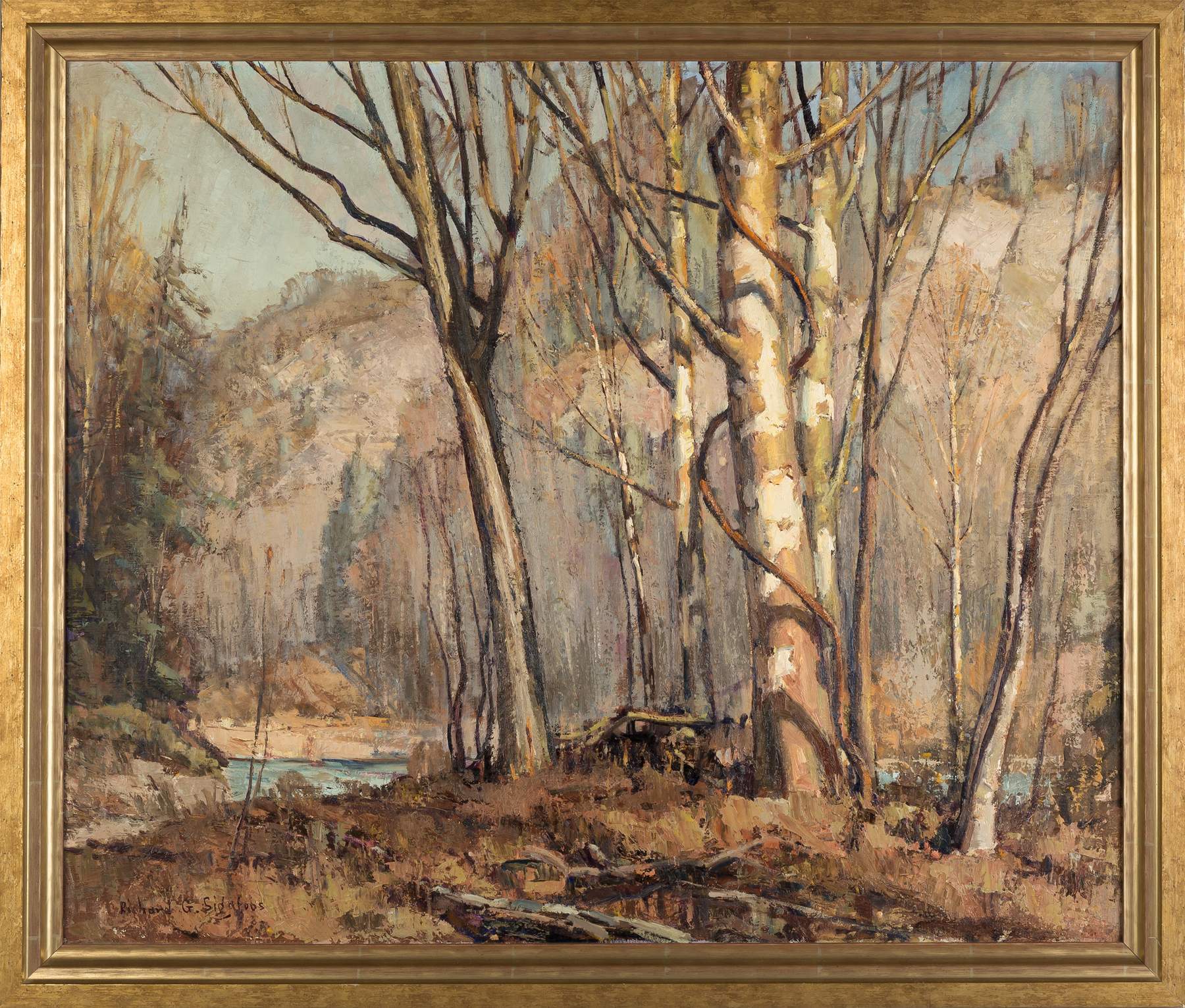 Richard Sigafoos (20th Century) "The Sycamores" | Cottone Auctions
