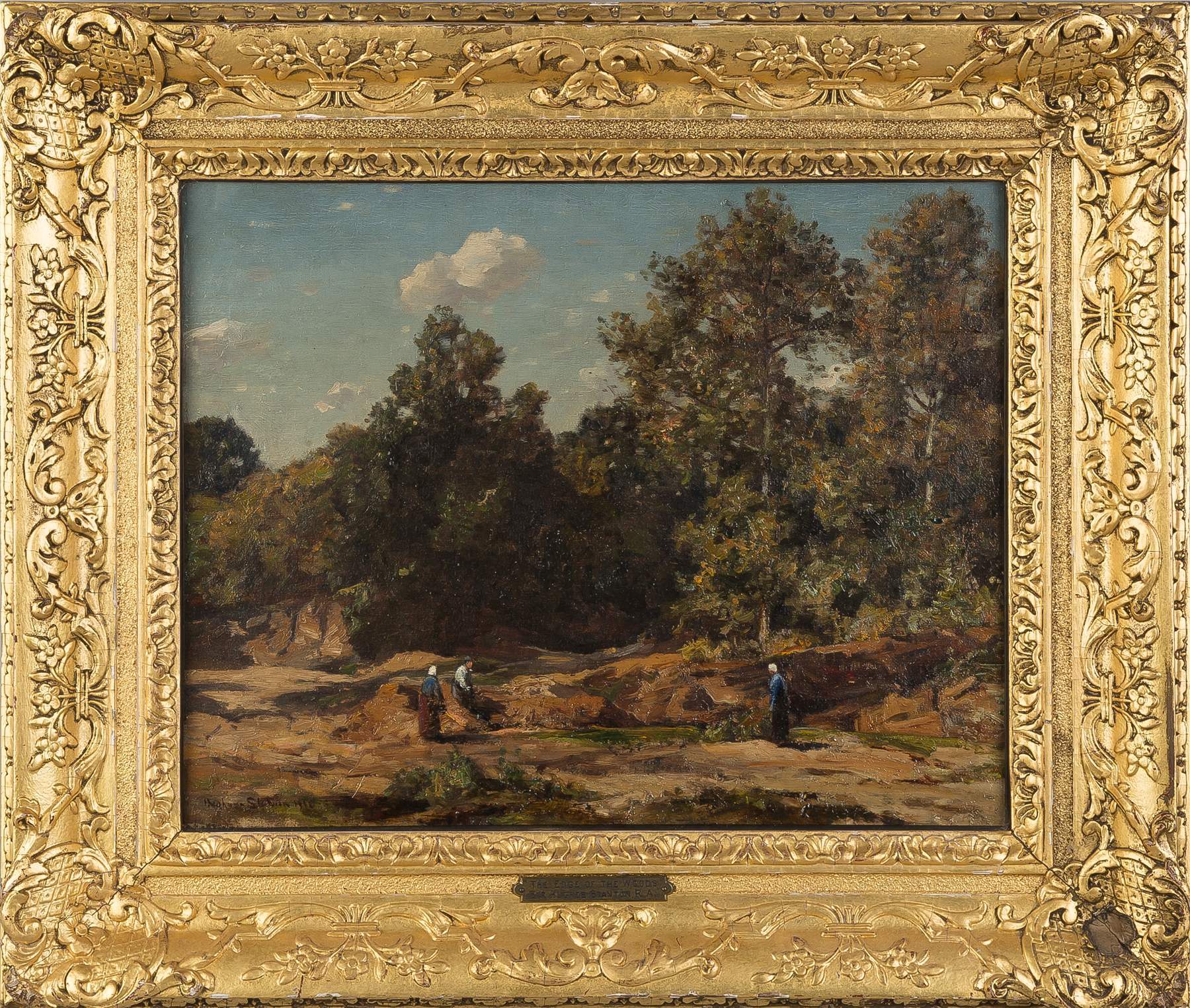 Sir Hughes Stanton (English, 1870-1937) "The Edge of the Woods ...
