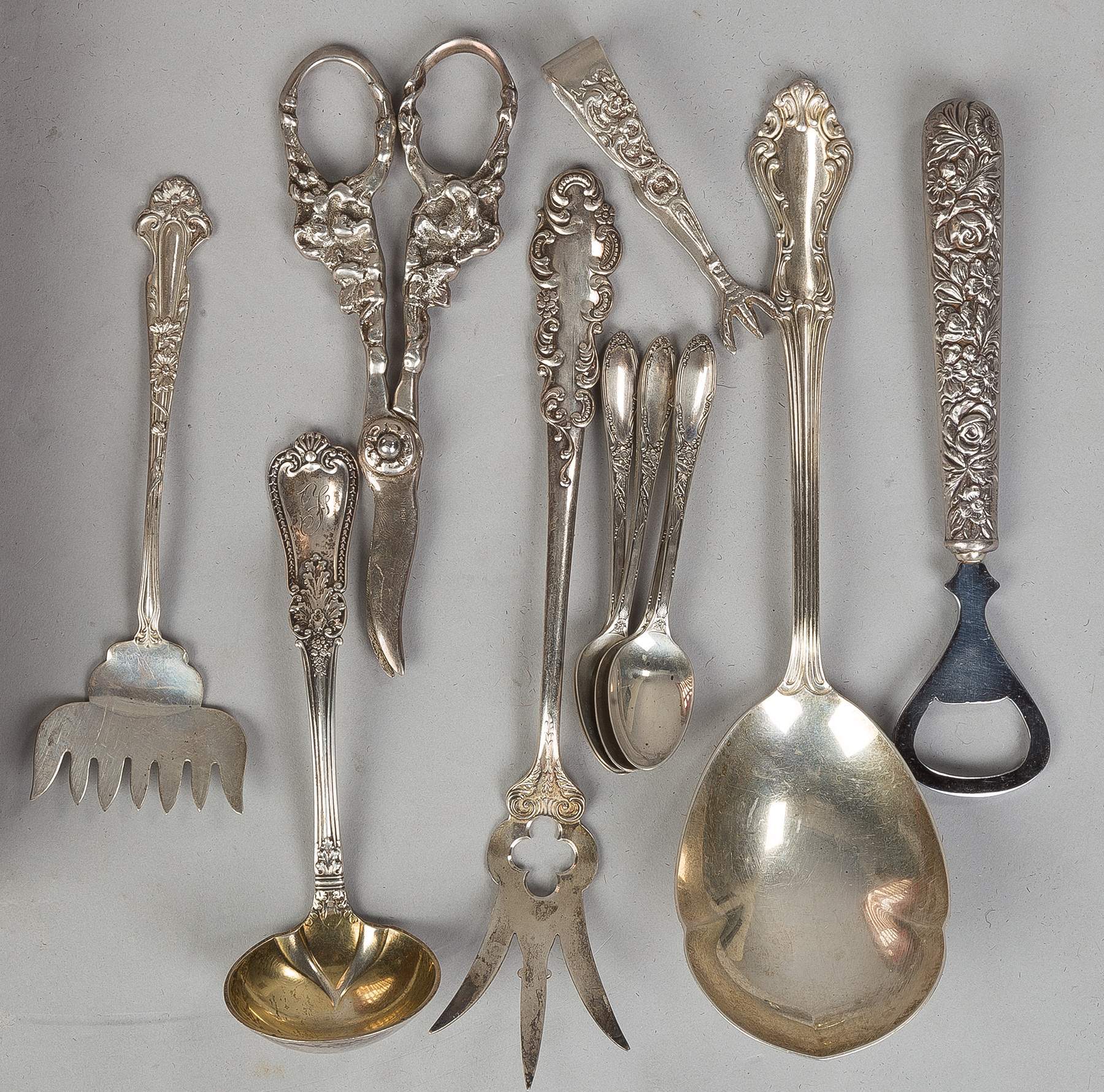 National Sterling Flatware Margaret Rose Pattern | Cottone Auctions