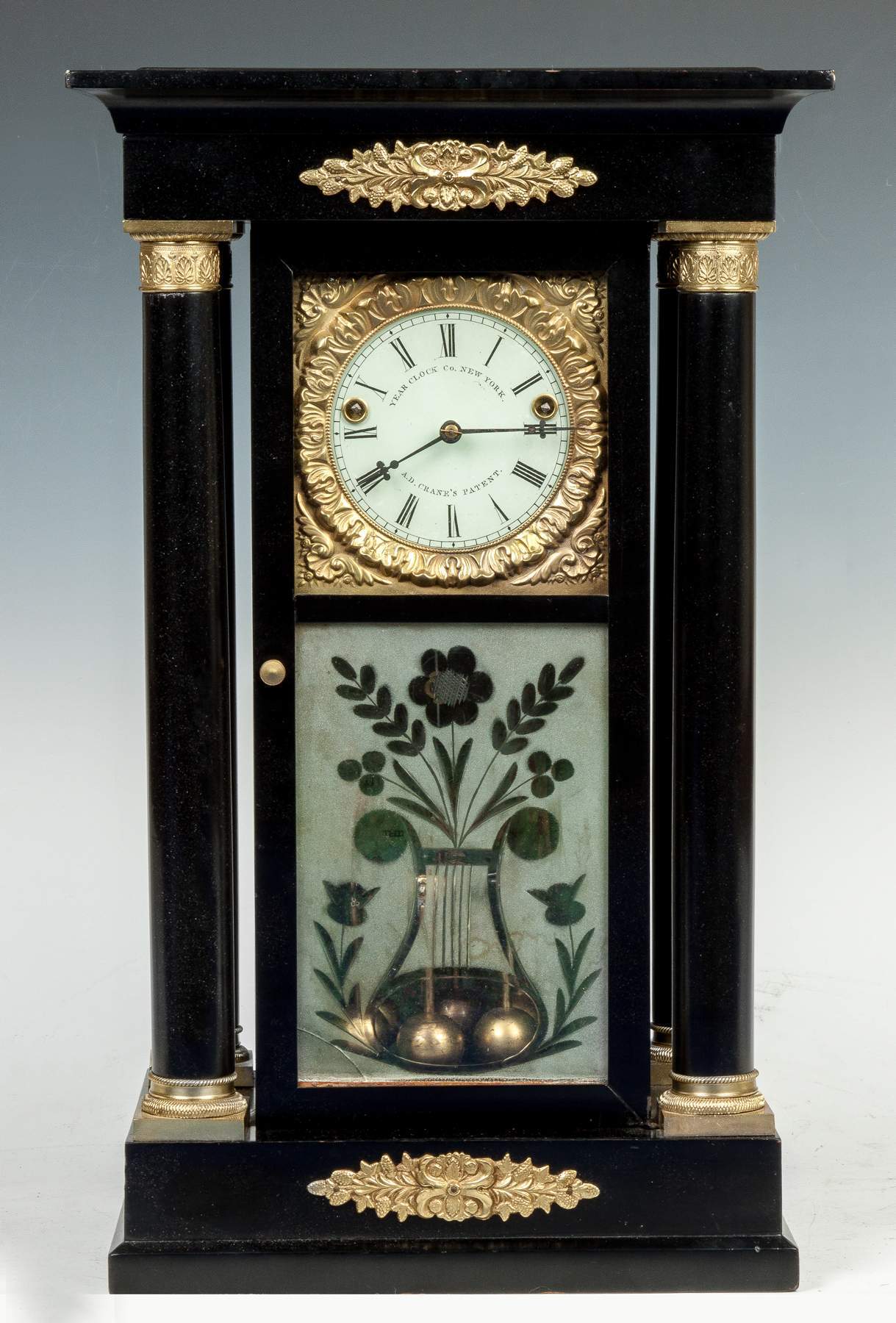 A.D. Cranes Patent Year Shelf Clock | Cottone Auctions
