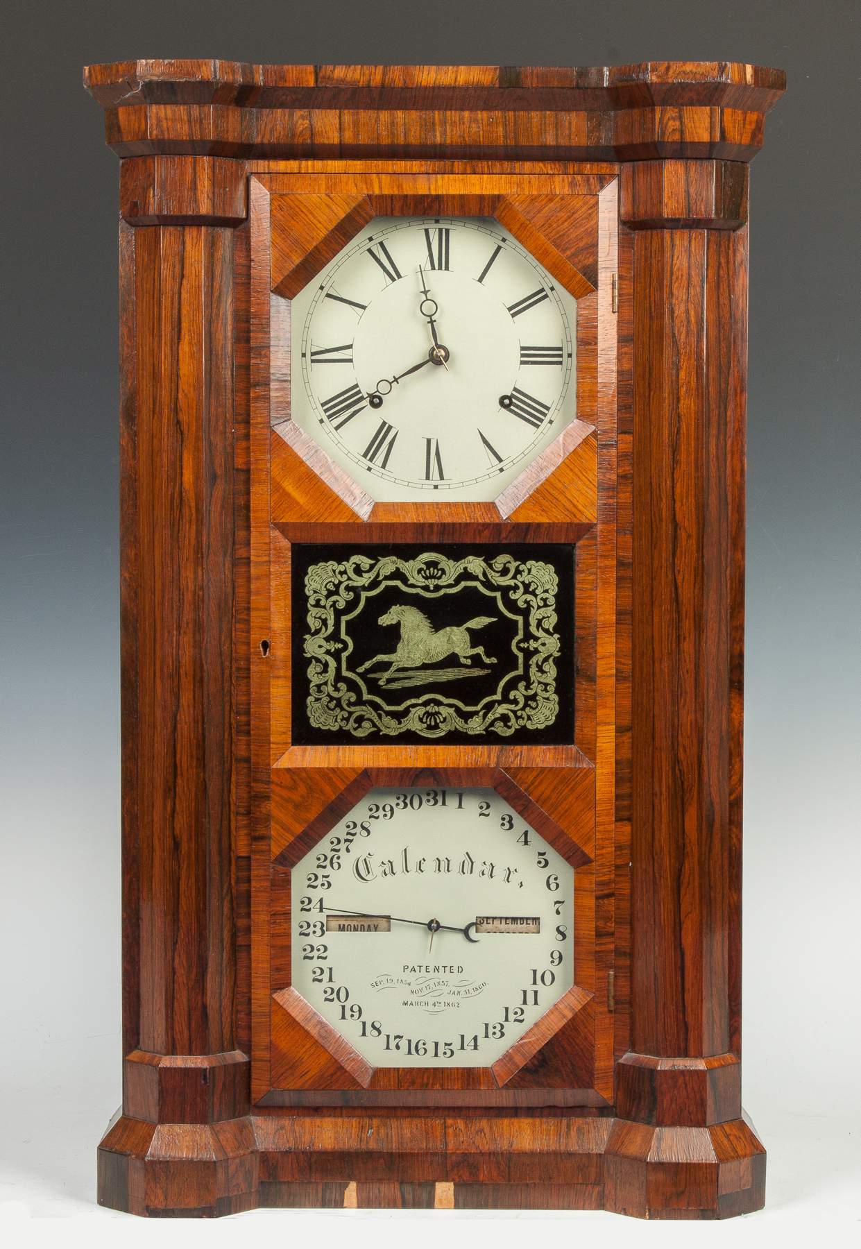 Seth Thomas Parlor Calendar Shelf Clock | Cottone Auctions